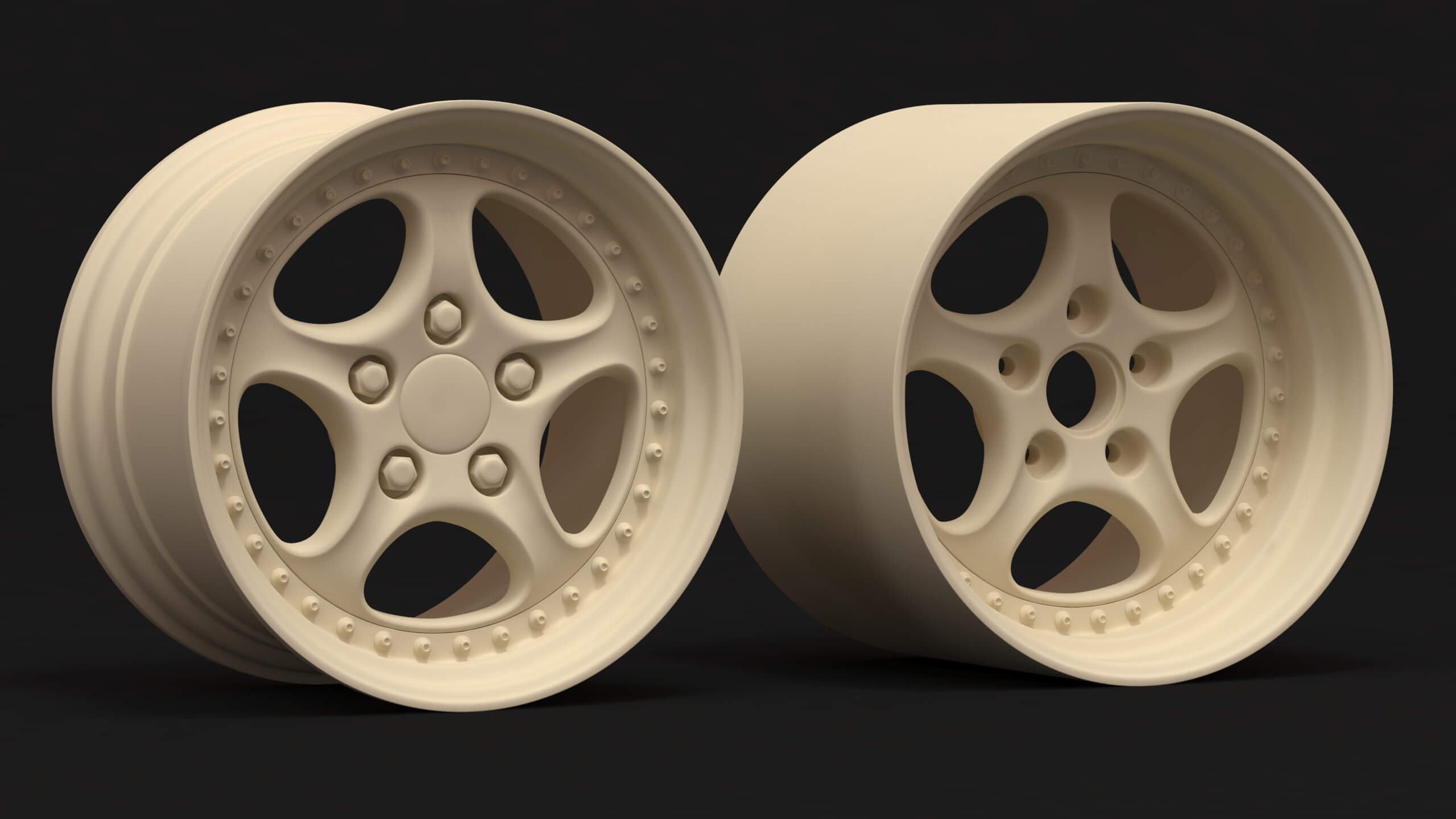 993 RS Speedline Wheels - 3D Model by bayazoff