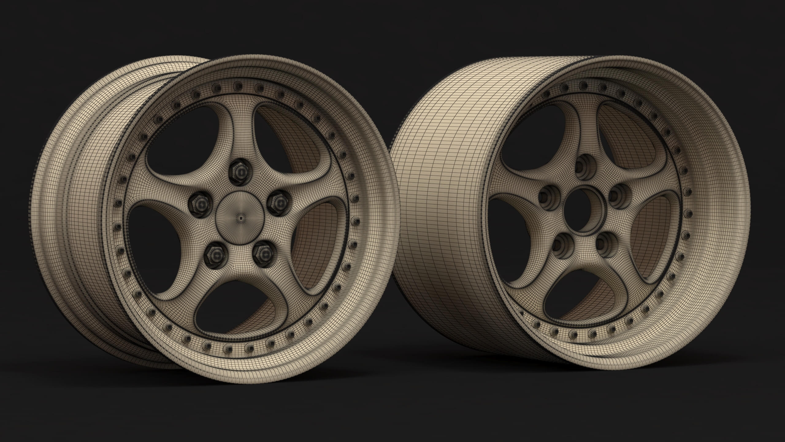 993 RS Speedline Wheels - 3D Print Model by bayazoff