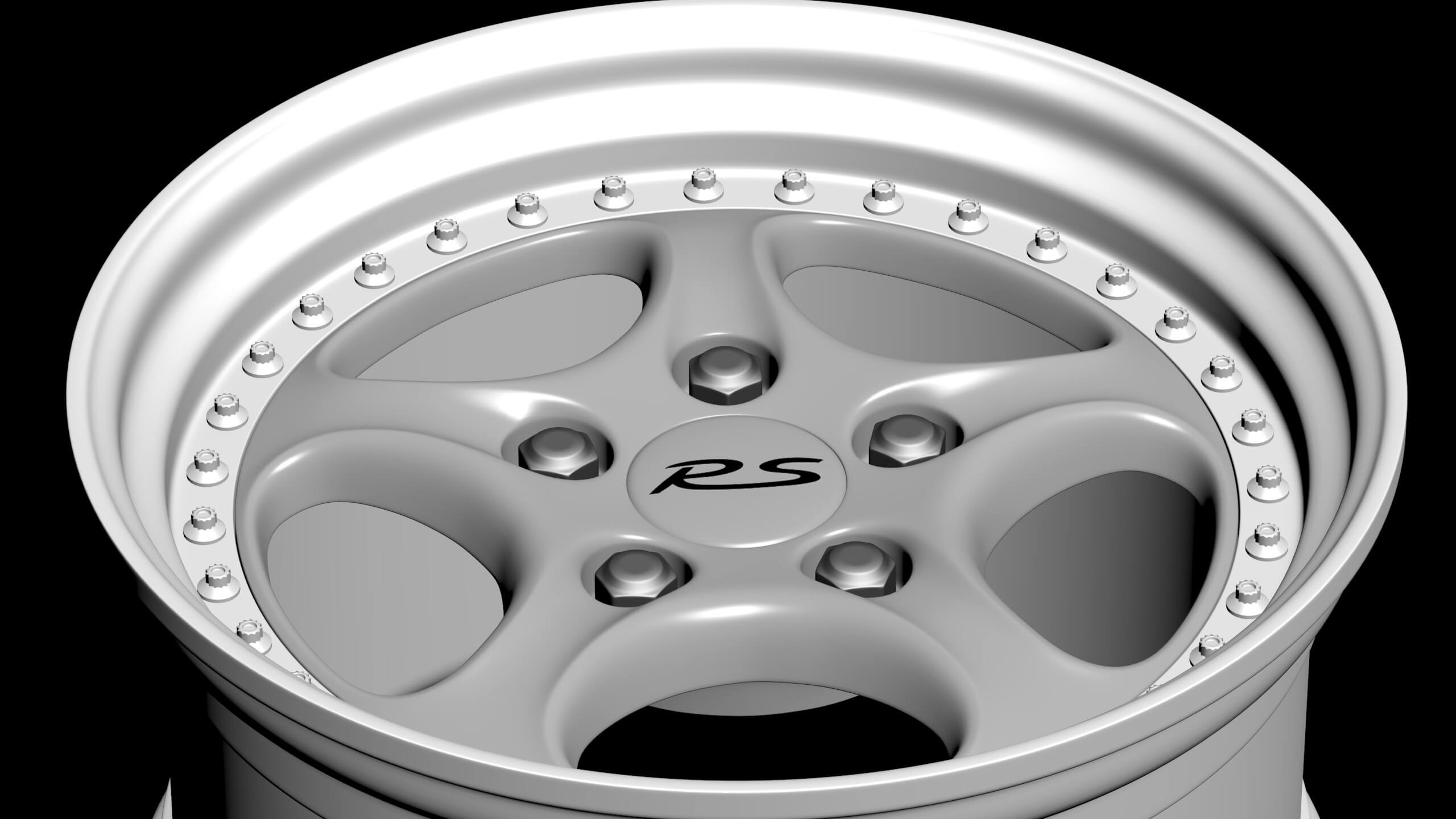 993 RS Speedline Wheels - 3D Model by bayazoff