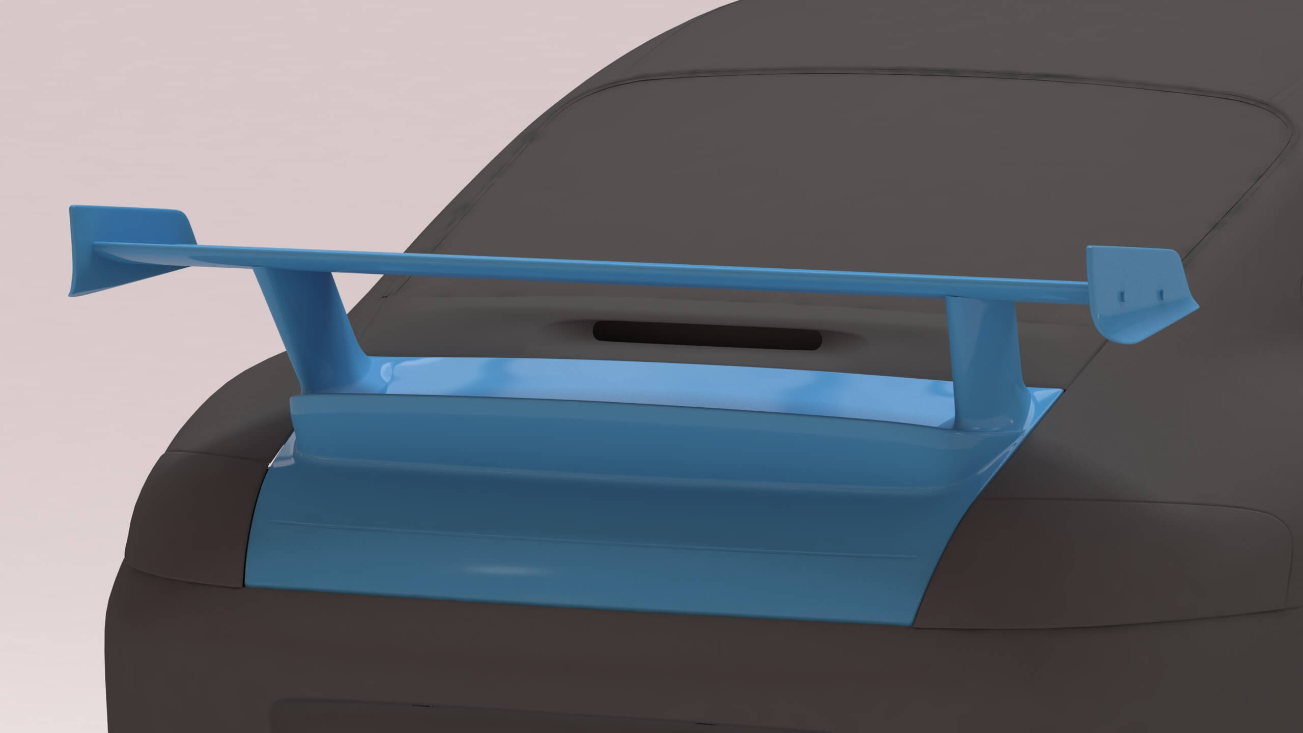996 GT3 RS Spoiler - 3D Model by bayazoff