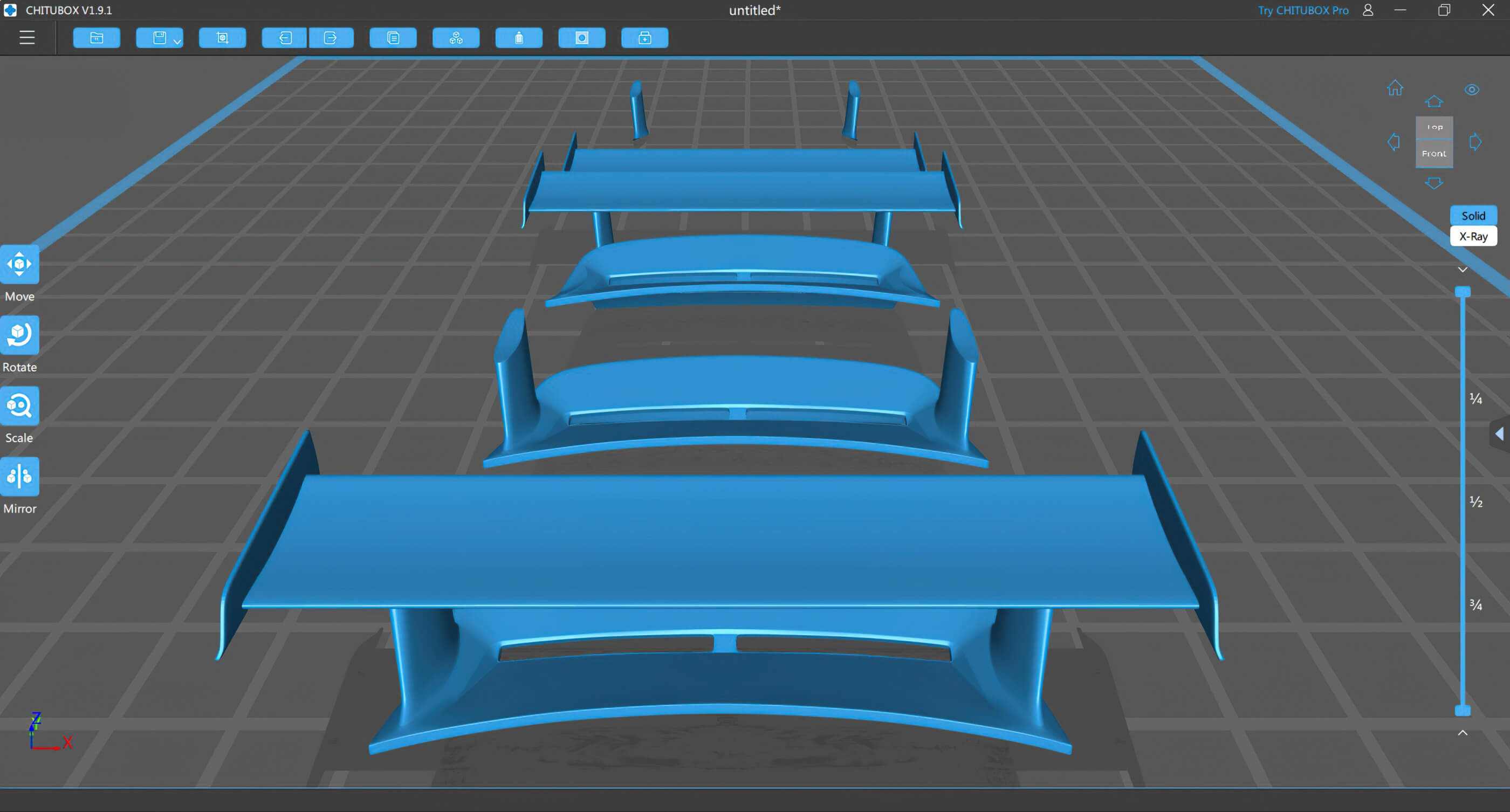 996 GT3 RS Spoiler - 3D Model by bayazoff