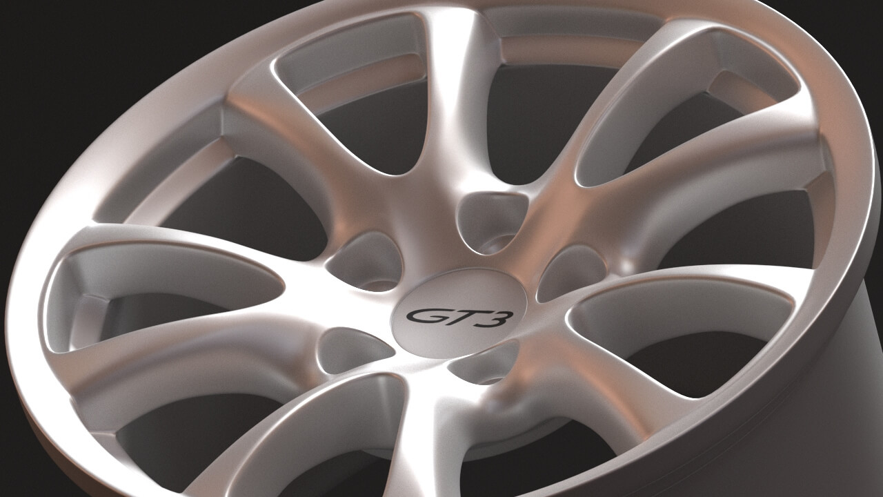 996 GT3 Wheels - 3D Model by bayazoff