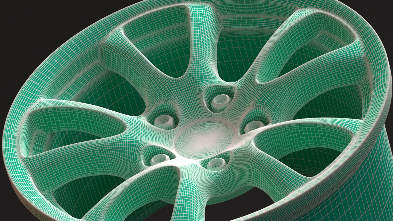 996 GT3 Wheels - 3D Model by bayazoff