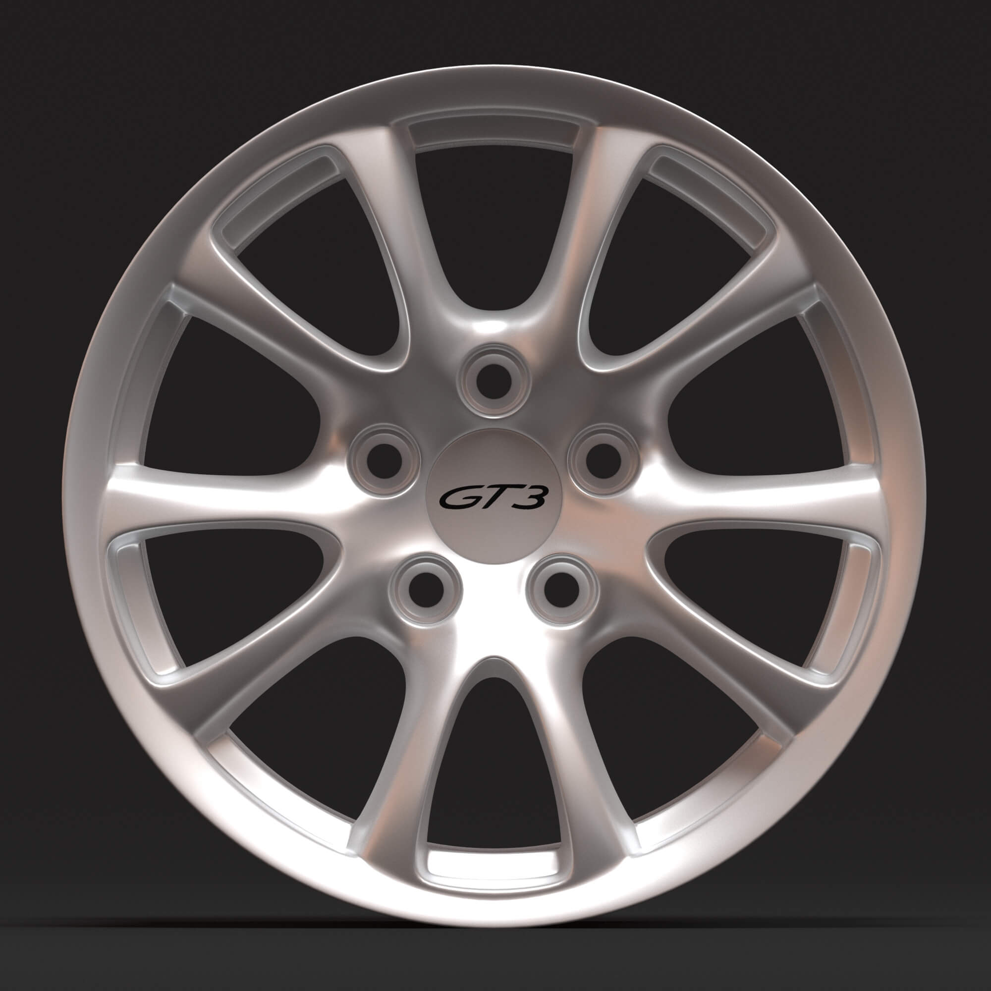 996 GT3 Wheels - 3D Model by bayazoff