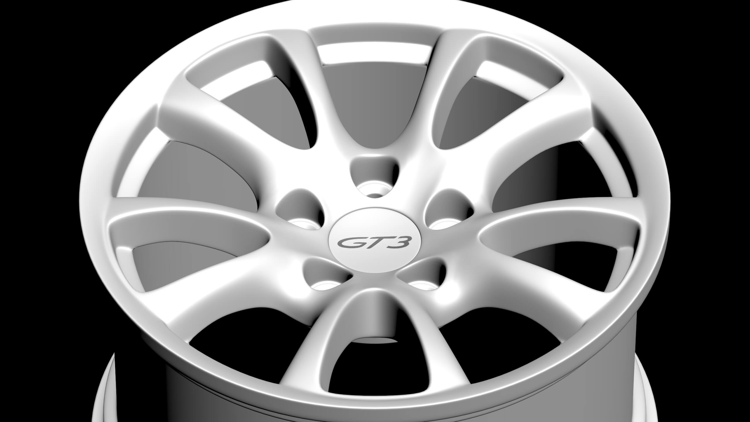 996 GT3 Wheels - 3D Model by bayazoff