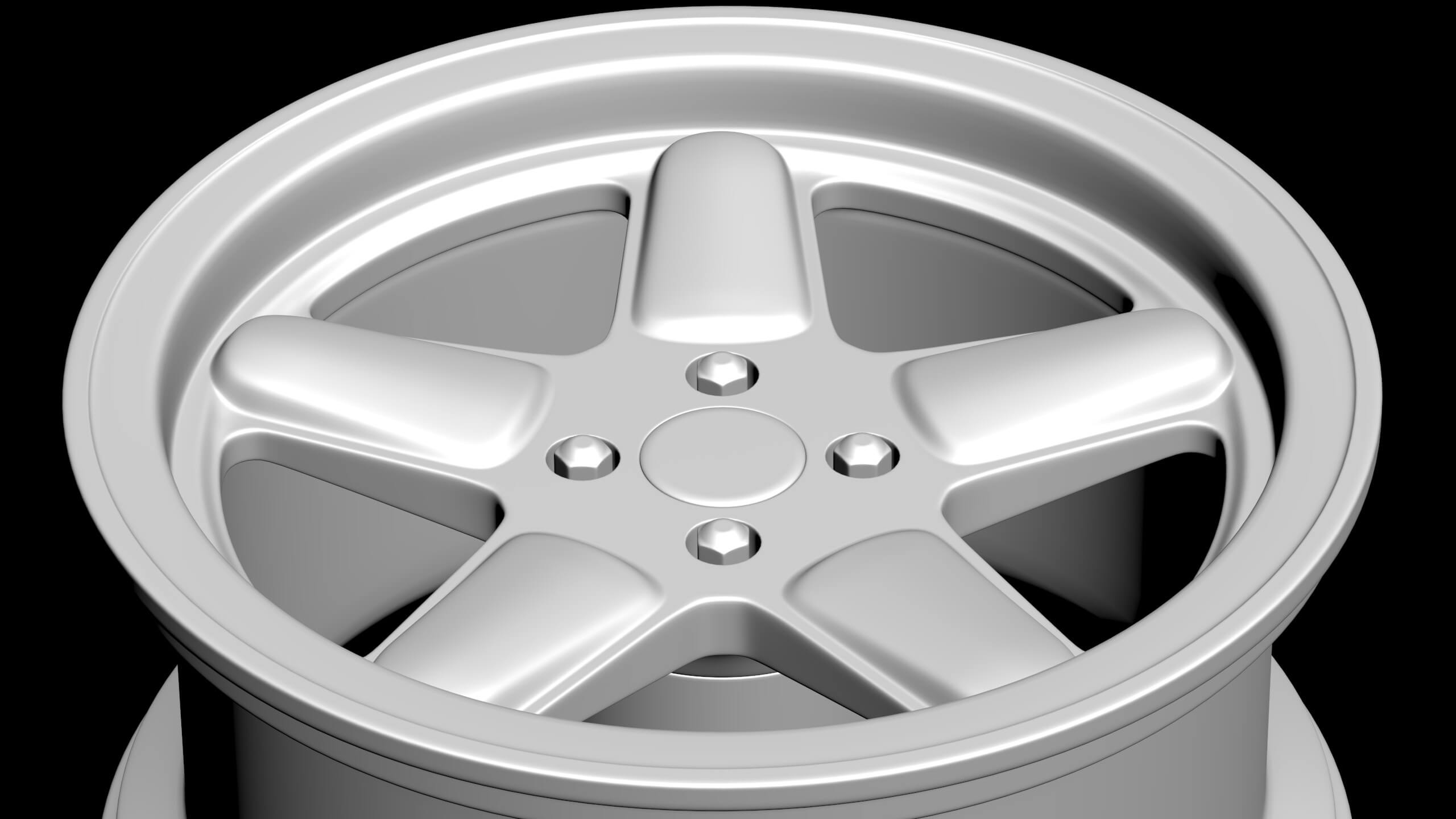 AC Schnitzer Type 1 Four Lugs - 3D Model by bayazoff