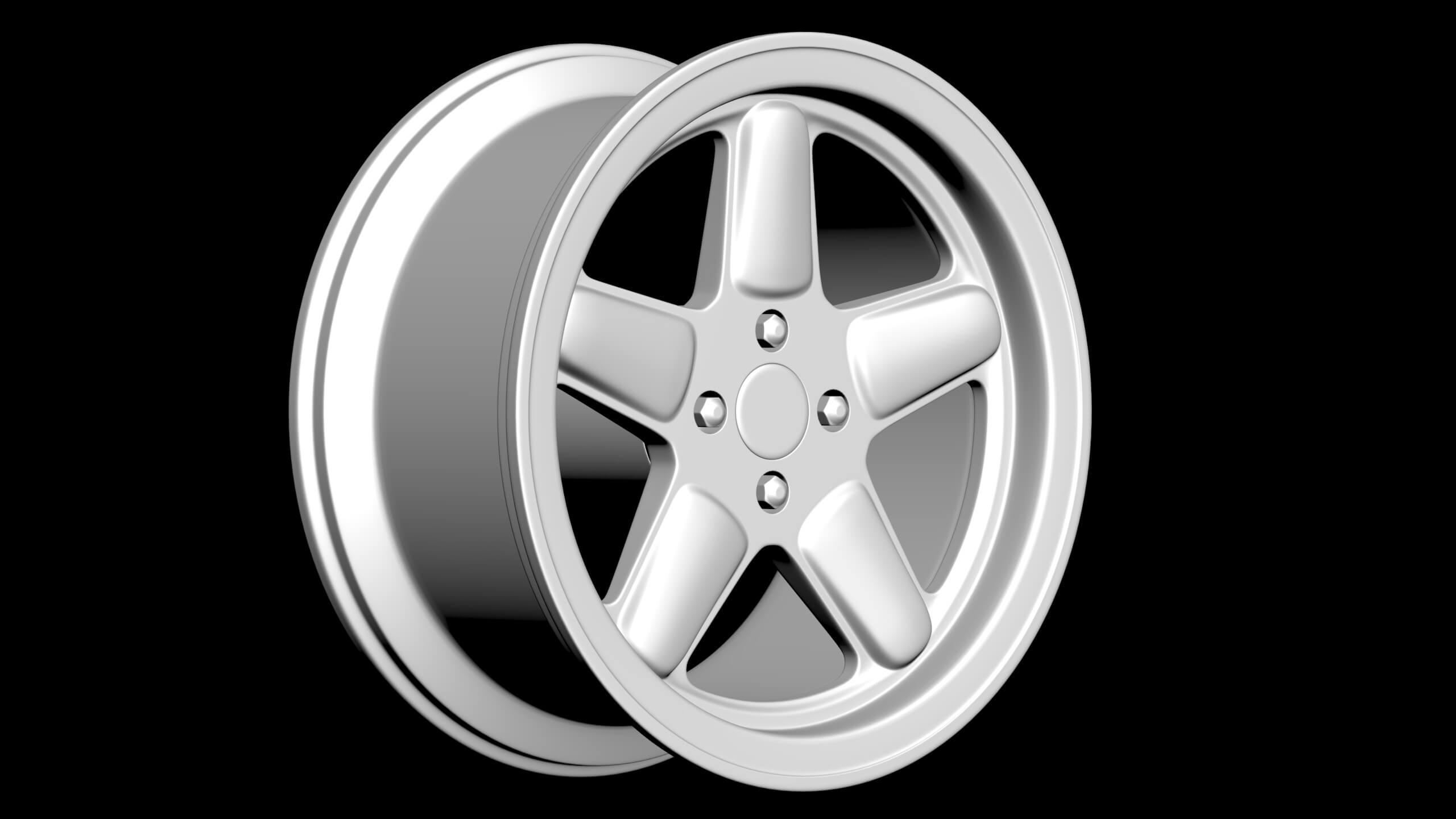 AC Schnitzer Type 1 Four Lugs - 3D Model by bayazoff