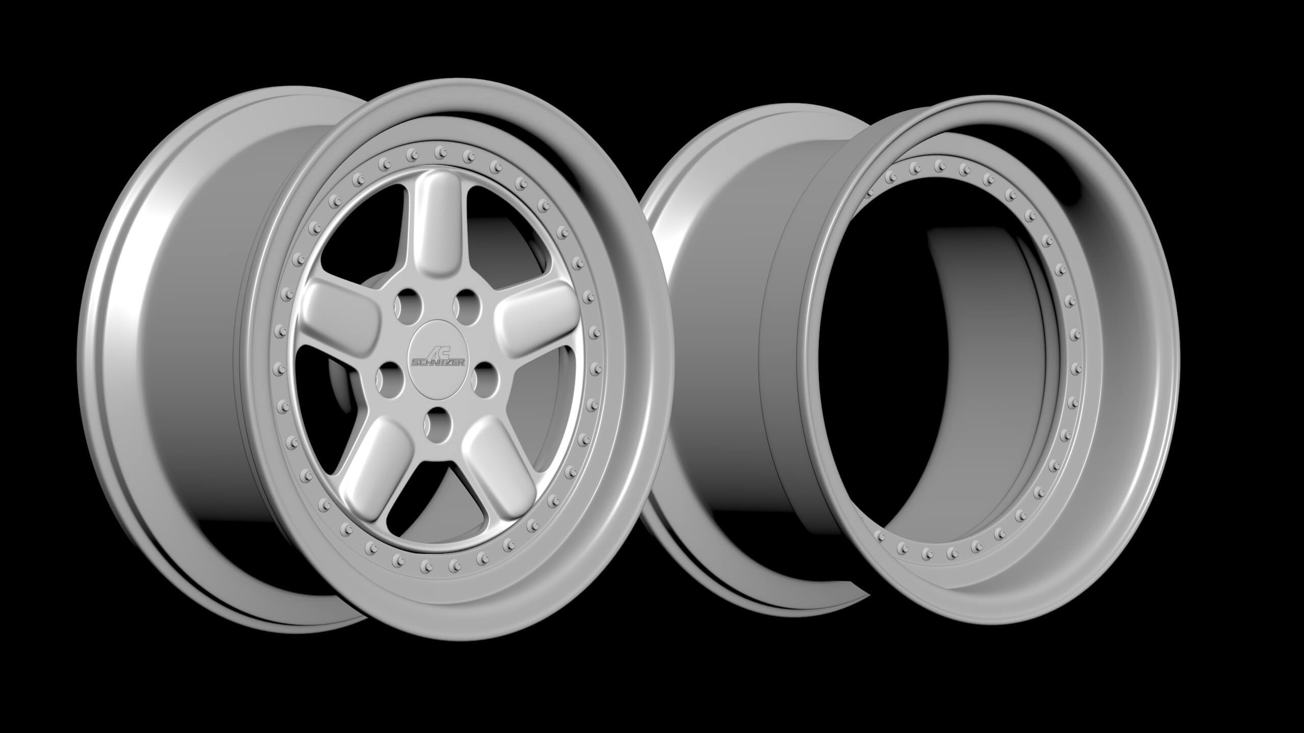 AC Schnitzer Type 1 - Two Versions 3D Model by bayazoff