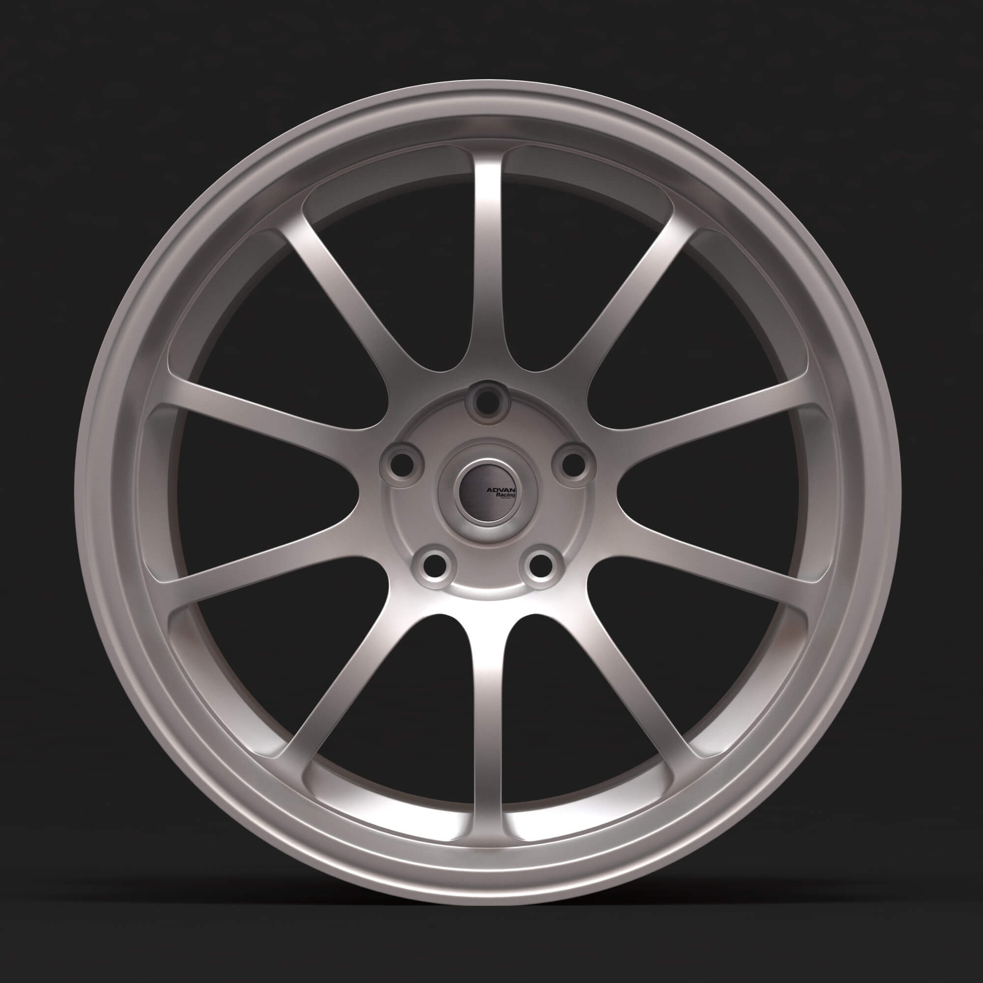 Advan Racing RS-D Printable Rim Two Versions 3D Print Model by bayazoff