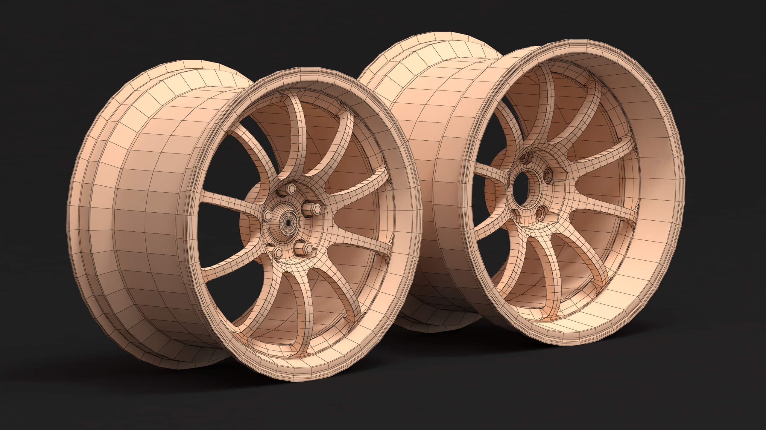 Advan Racing RS-D Printable Rim Two Versions 3D Print Model by bayazoff