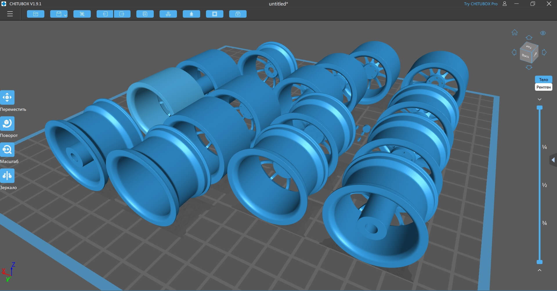 Advan Racing RS-D Printable Rim Two Versions 3D Print Model by bayazoff