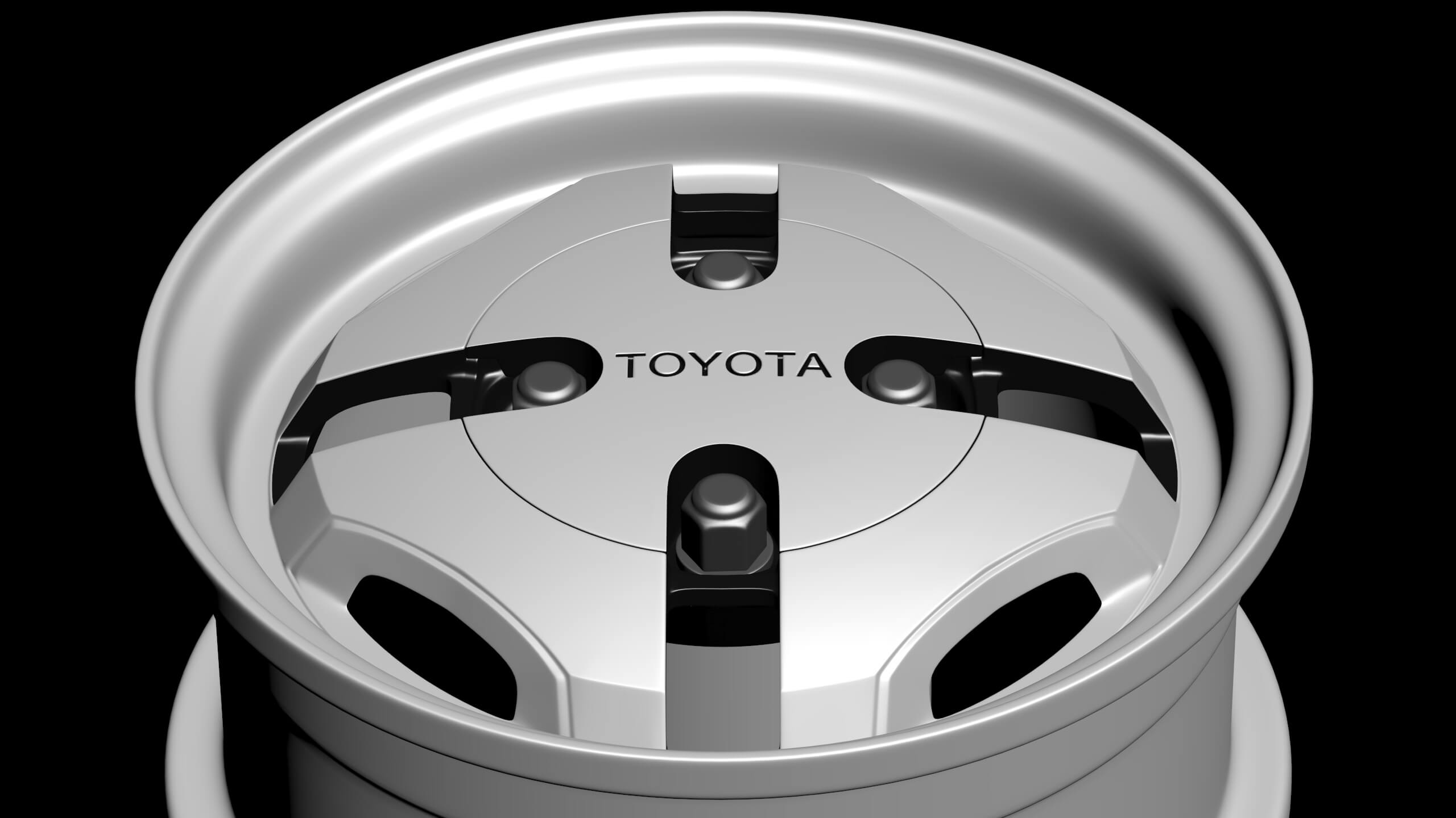 AE86 Levin Wheels - 3D Print Model by bayazoff