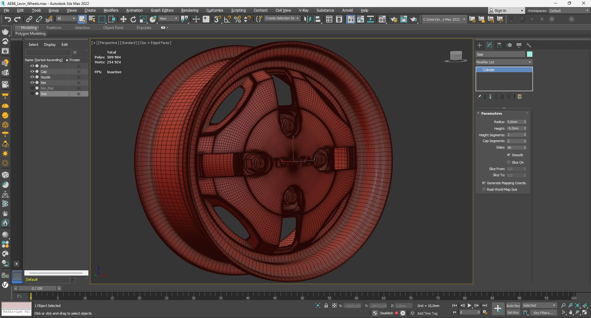 AE86 Levin Wheels - 3D Model by bayazoff