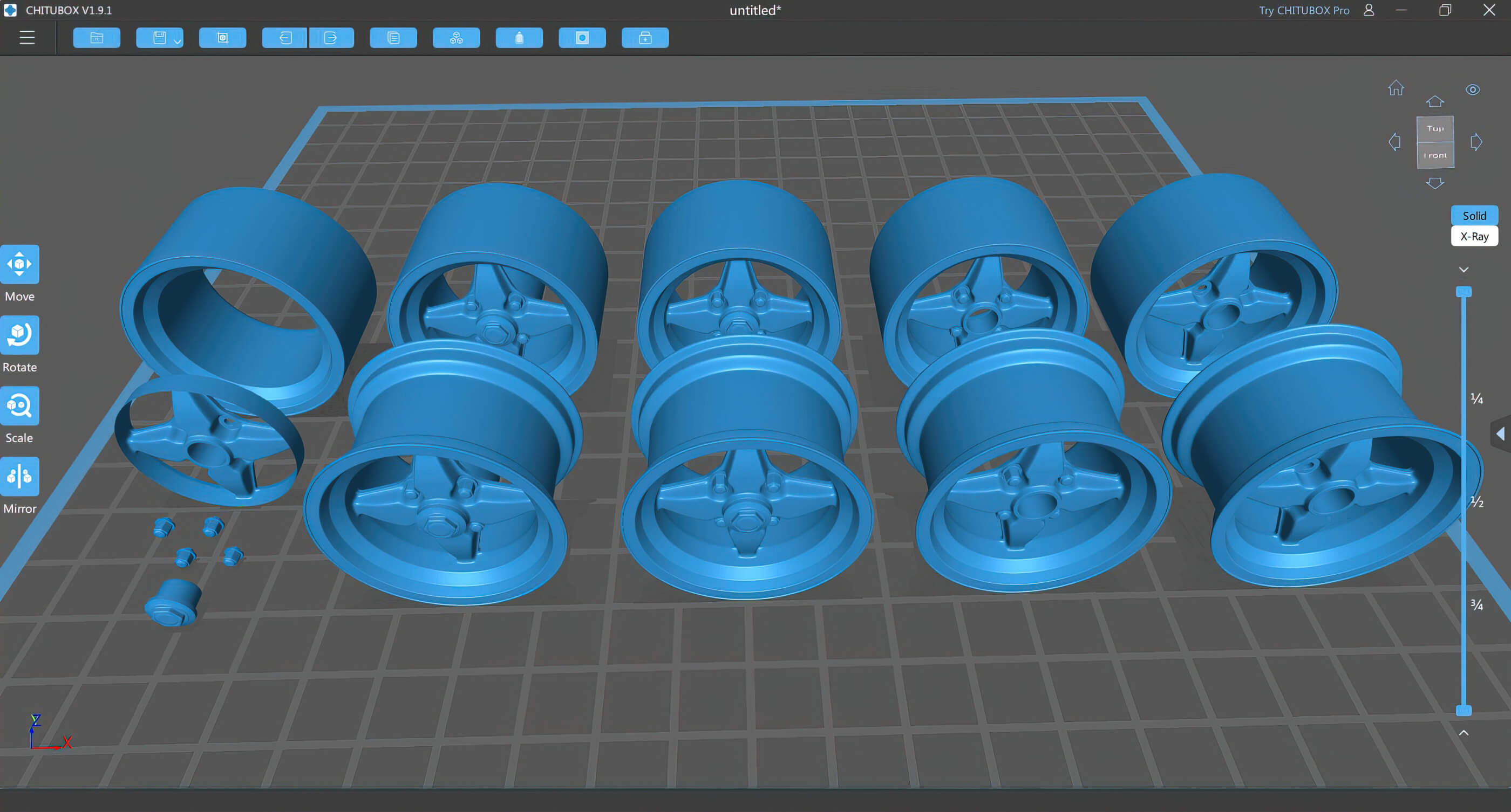 American Racing Le Mans Wheels - 3D Model by bayazoff