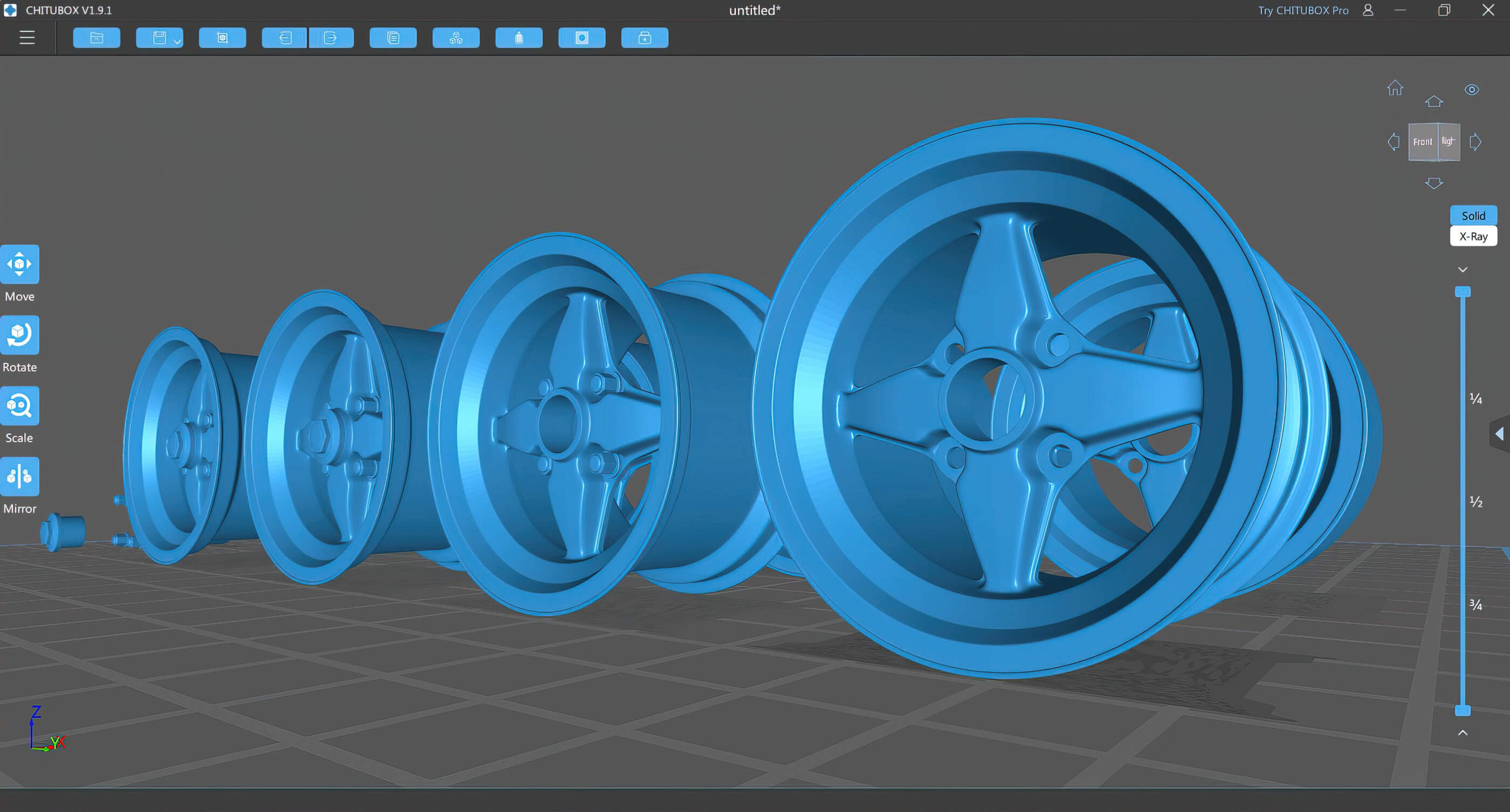 American Racing Le Mans Wheels - 3D Model by bayazoff