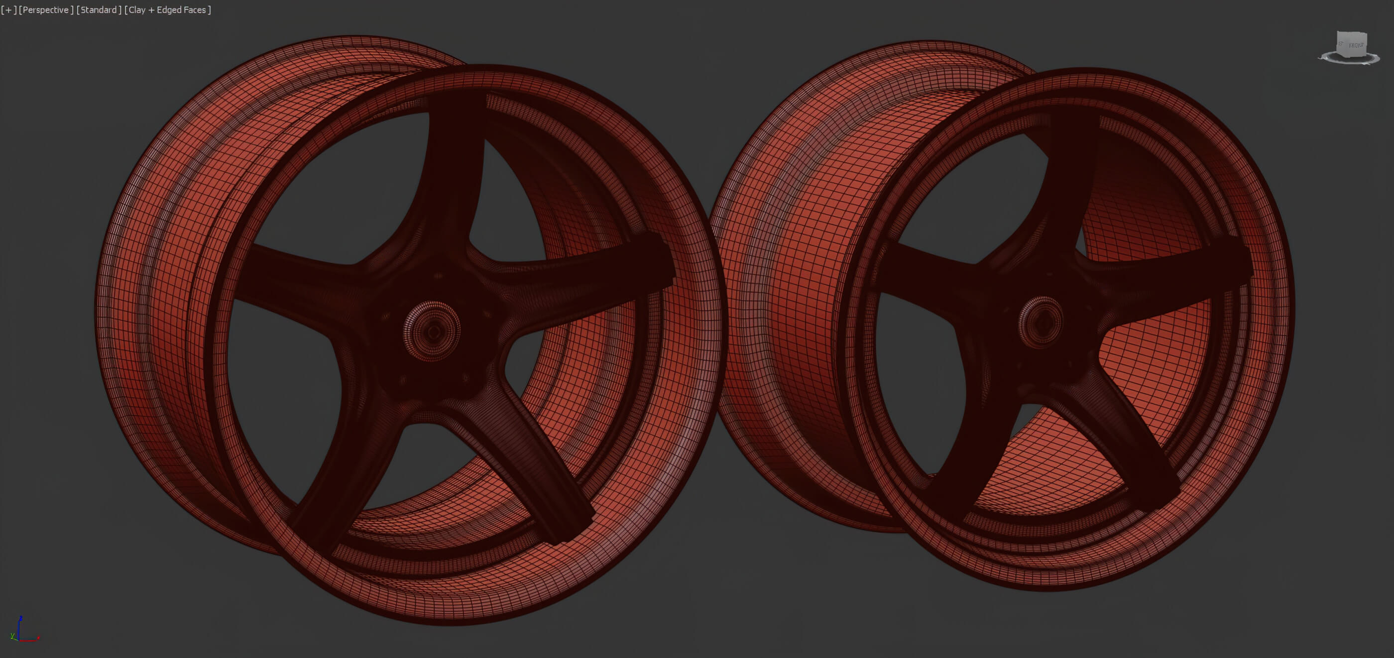 Work T5R 2P Wheel - 3D Model by bayazoff