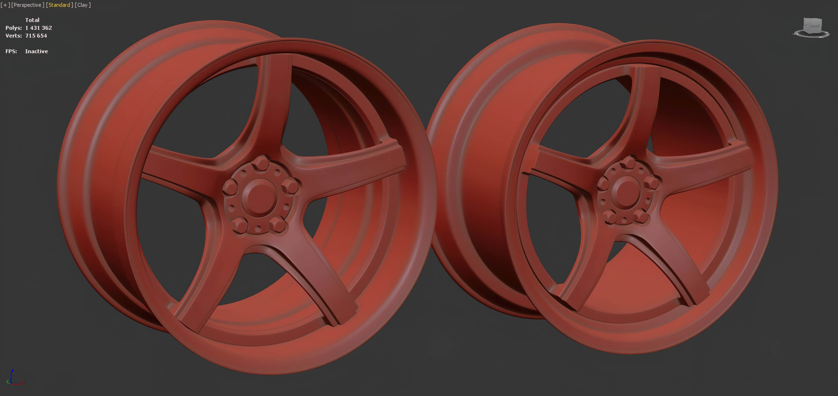 Work T5R 2P Wheel - 3D Model by bayazoff