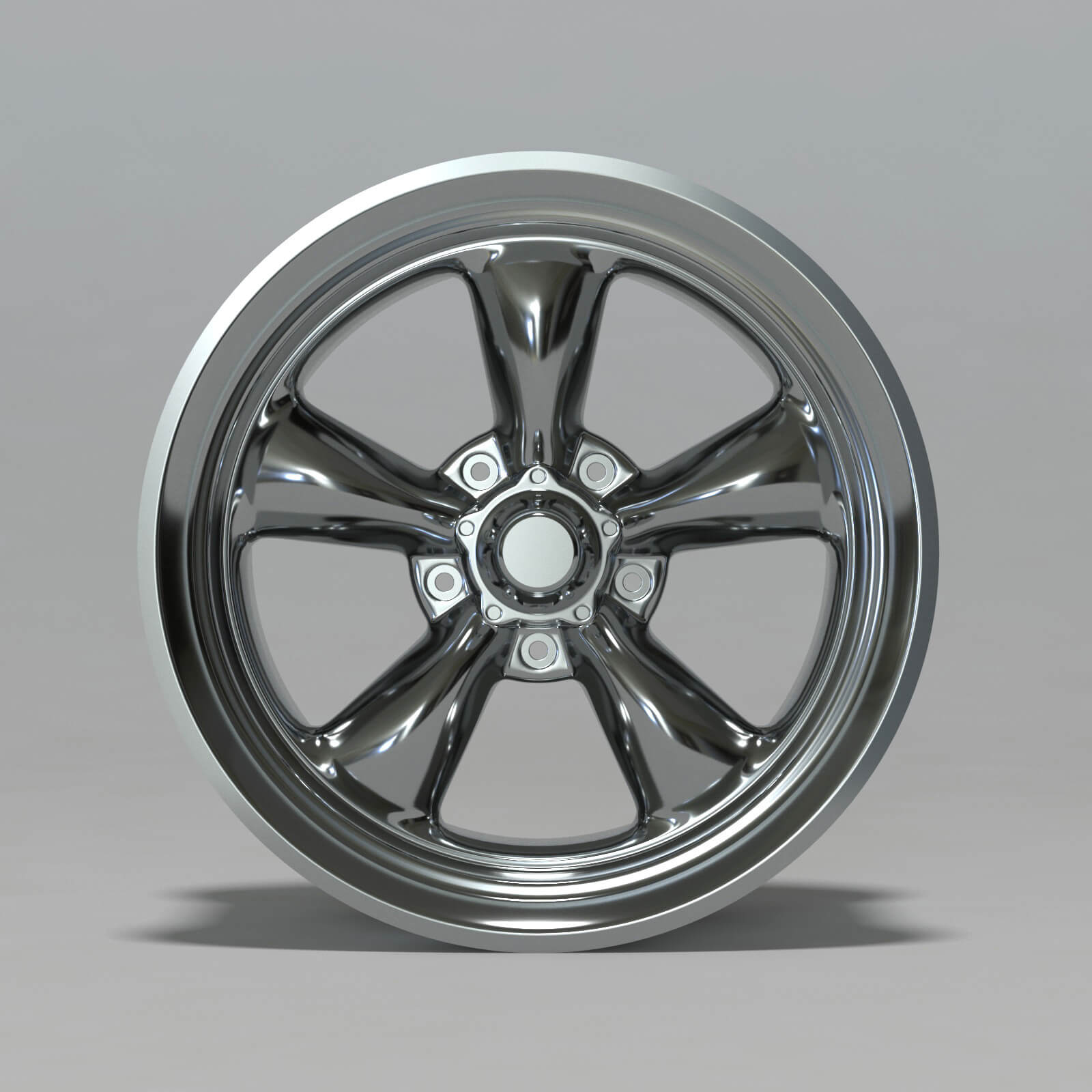 American Racing Torq Thrust II - 3D Model by bayazoff