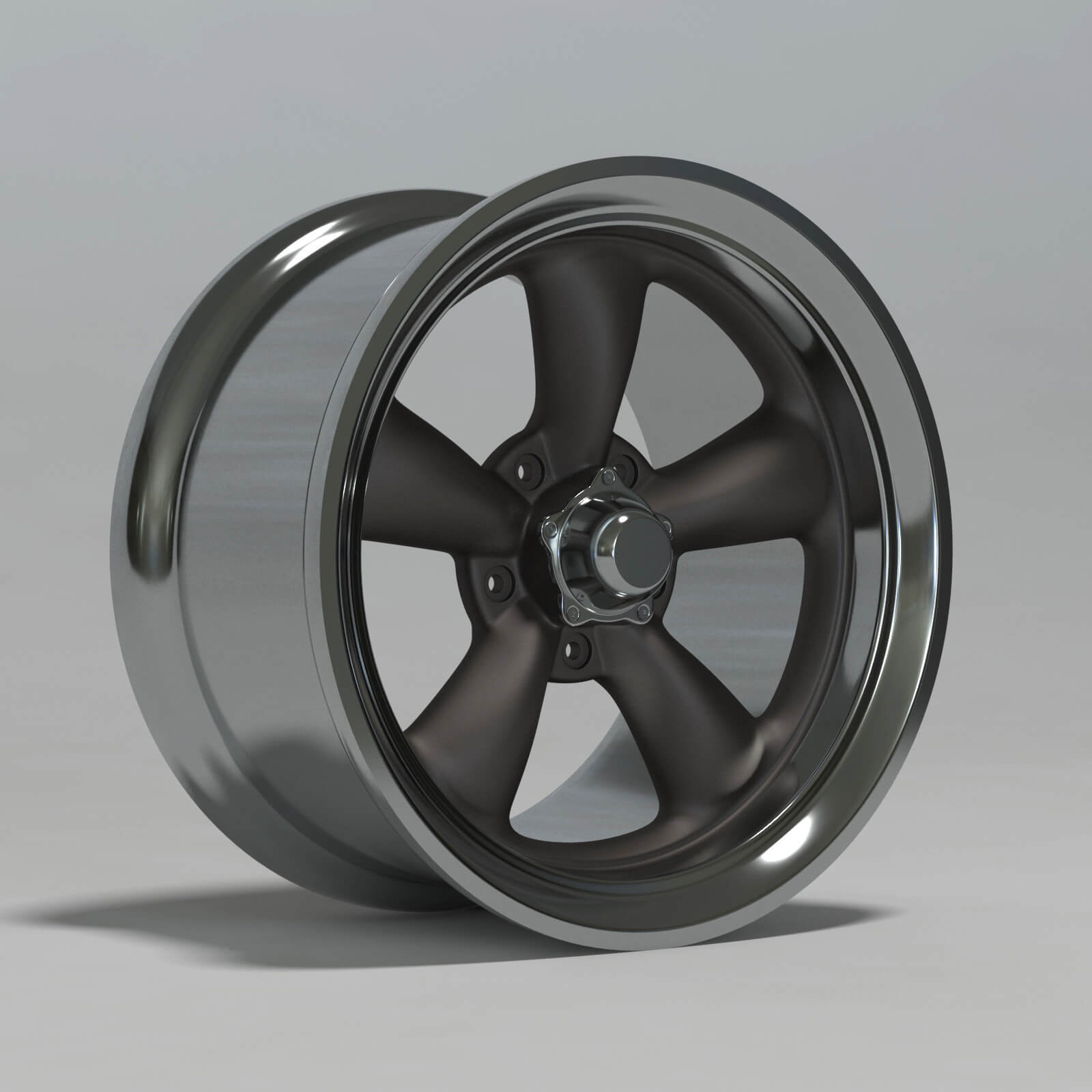 American Racing Torq Thrust II - 3D Model by bayazoff