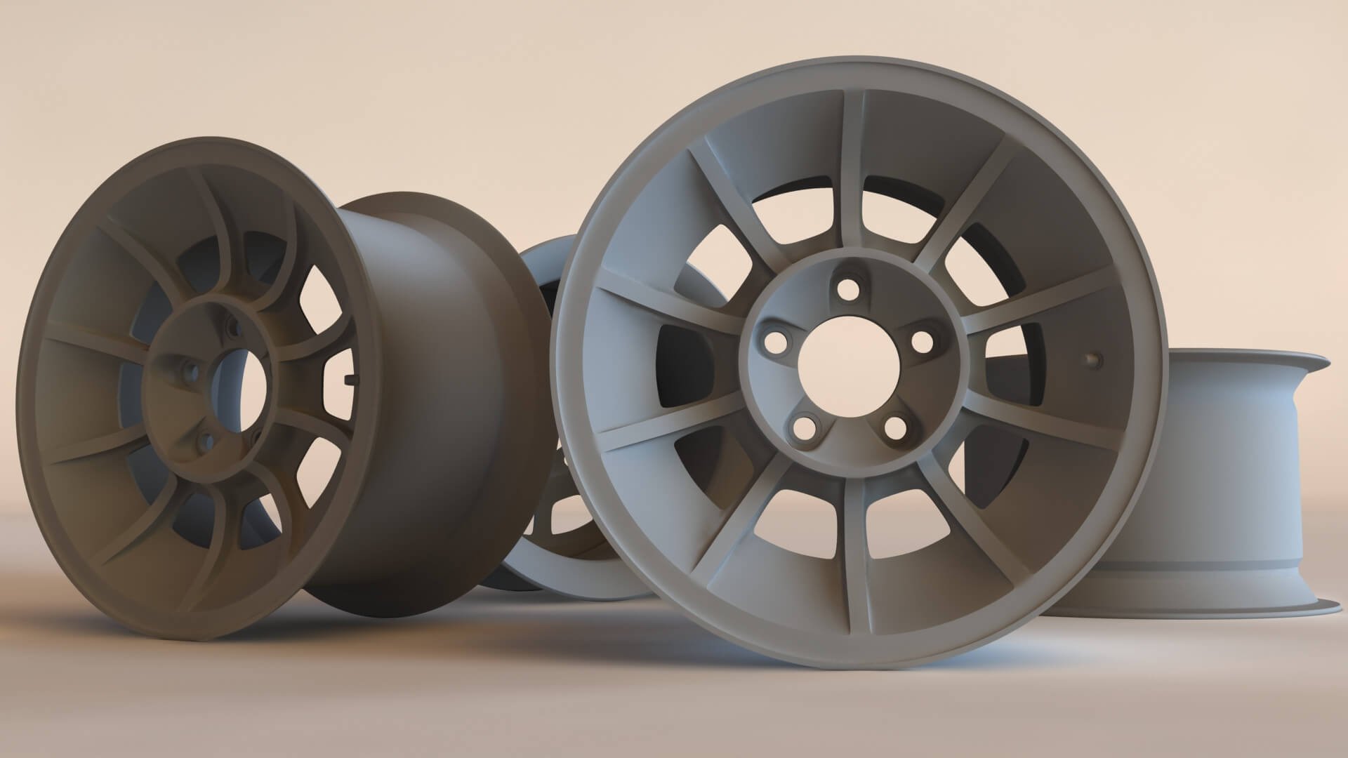 American Racing Vector Printable Rim - 3D Print Model by bayazoff