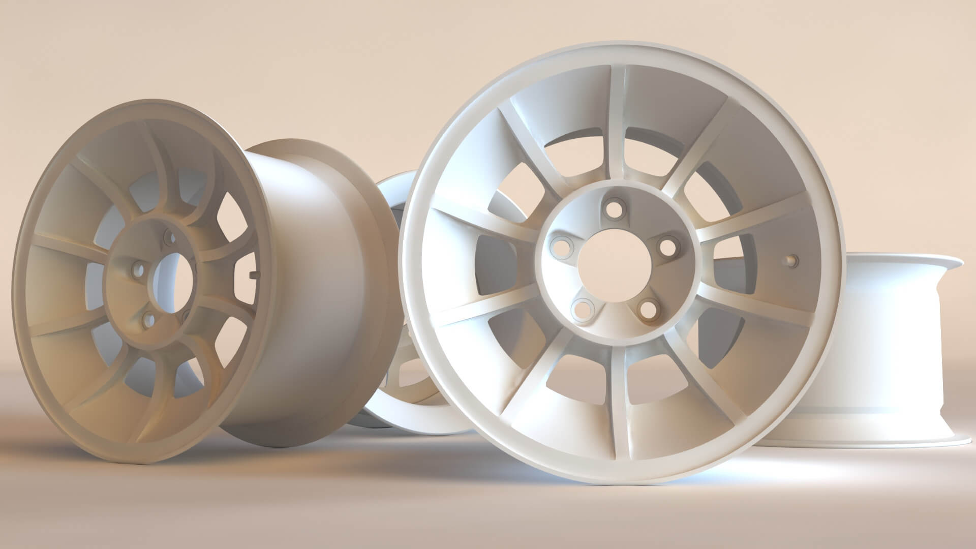American Racing Vector Printable Rim - 3D Print Model by bayazoff