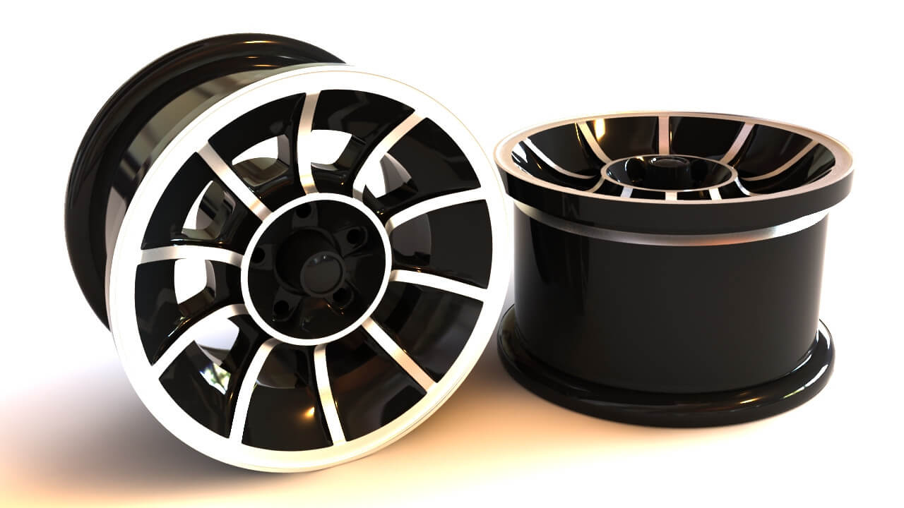 American Racing Vector Printable Rim - 3D Print Model by bayazoff