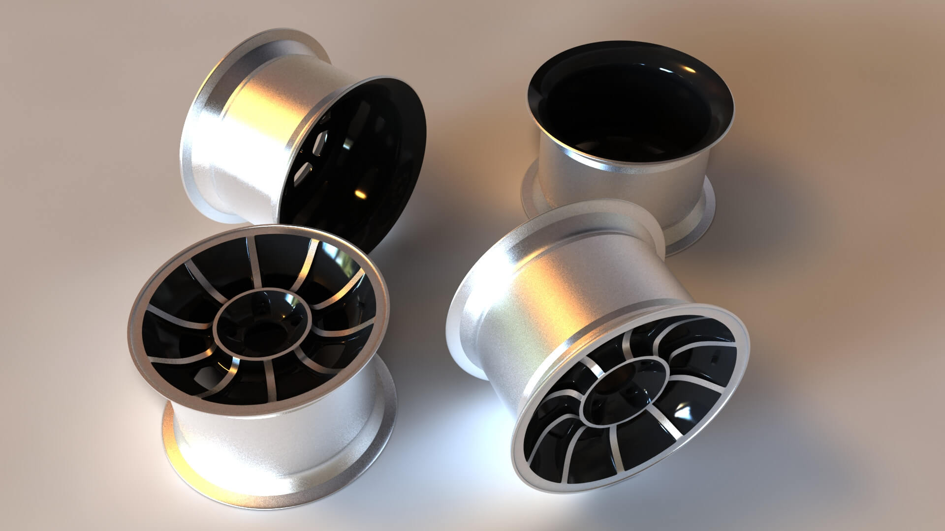 American Racing Vector Printable Rim - 3D Print Model by bayazoff