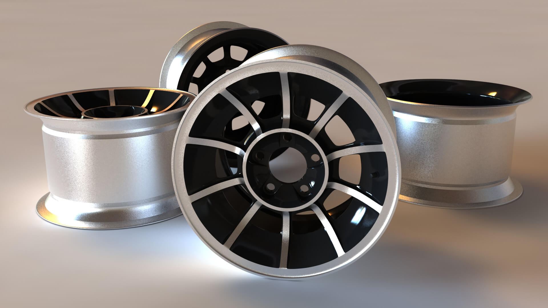 American Racing Vector Printable Rim - 3D Print Model by bayazoff