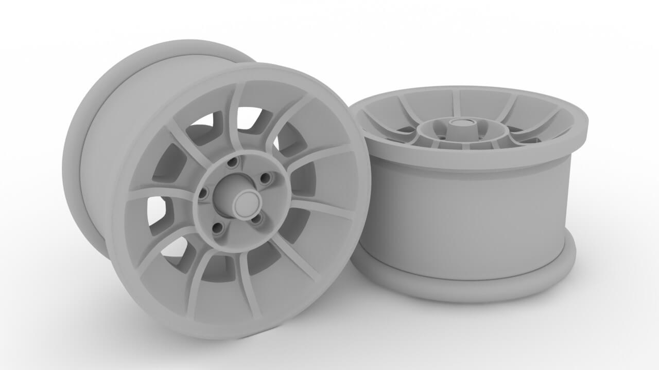 American Racing Vector Printable Rim - 3D Print Model by bayazoff