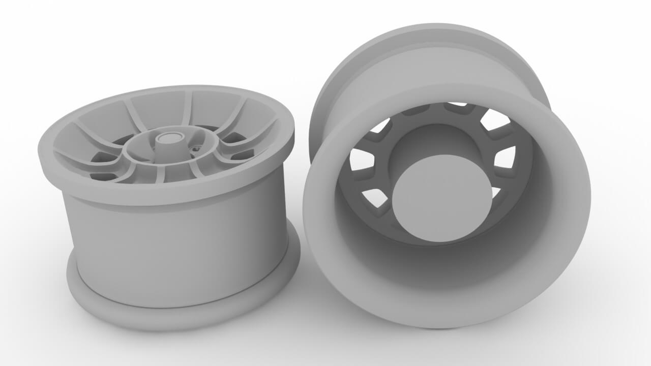 American Racing Vector Printable Rim - 3D Print Model by bayazoff