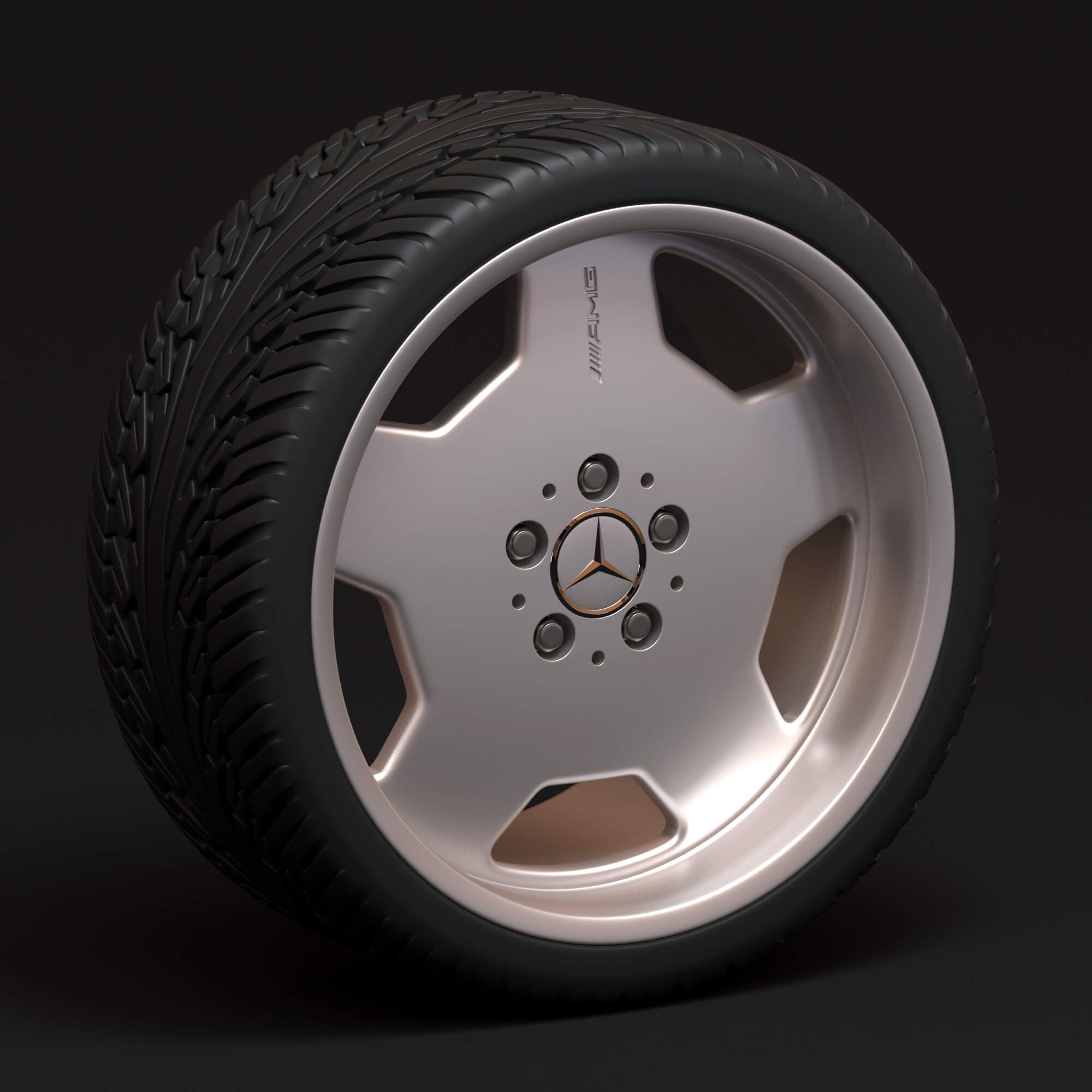 AMG Monoblock Aero 2 - 3D Model by bayazoff