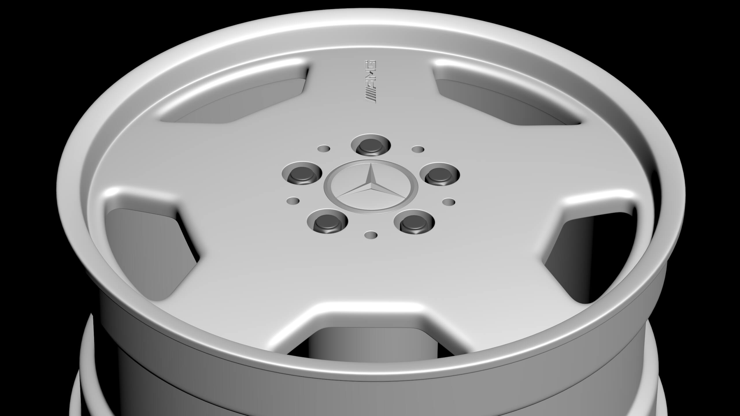 AMG Monoblock Aero 2 - 3D Print Model by bayazoff