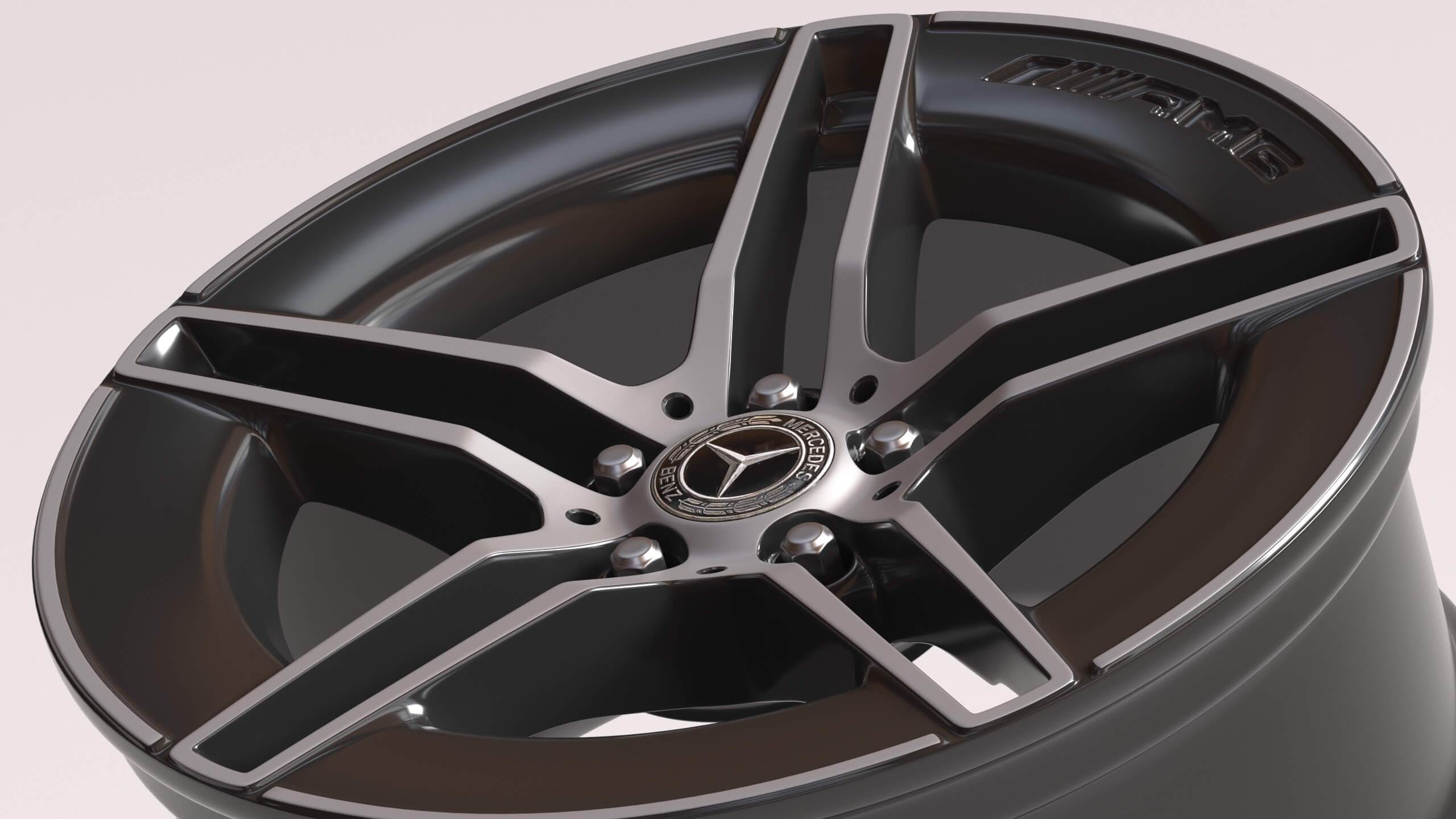AMG S214 Wheels - 3D Model by bayazoff