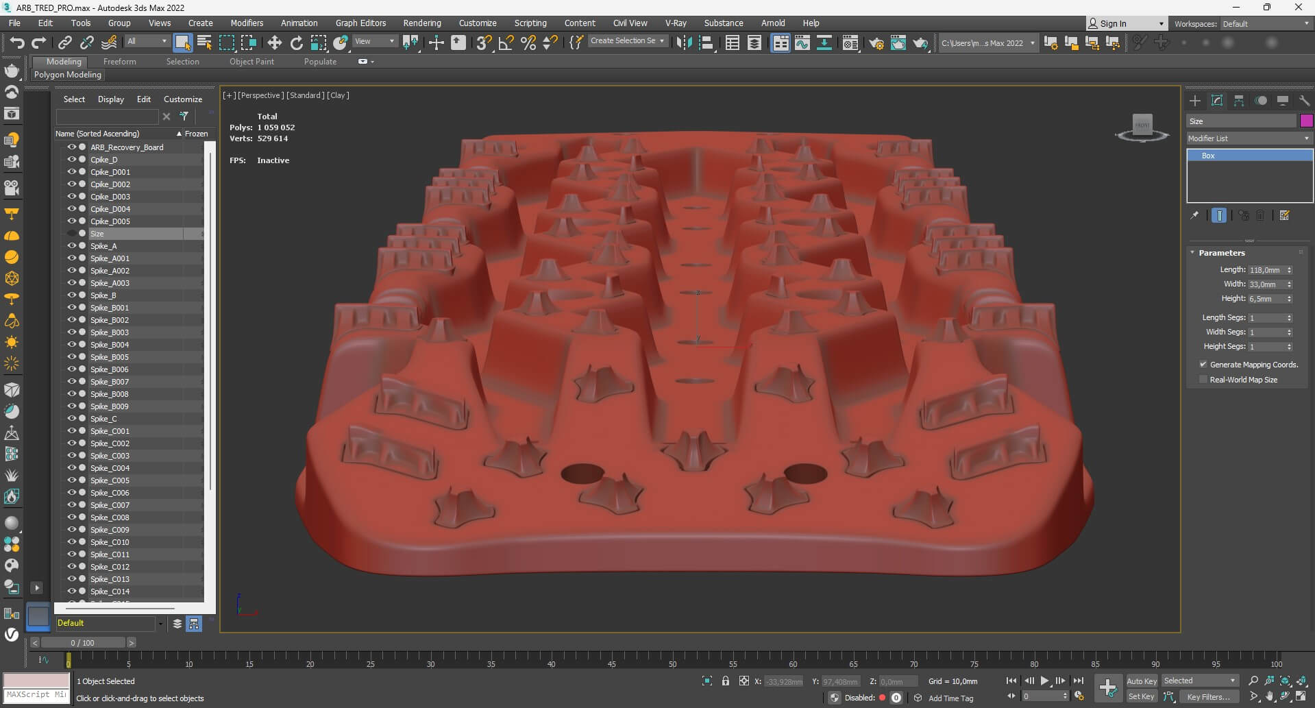 Arb Recovery Board - 3D Model by bayazoff