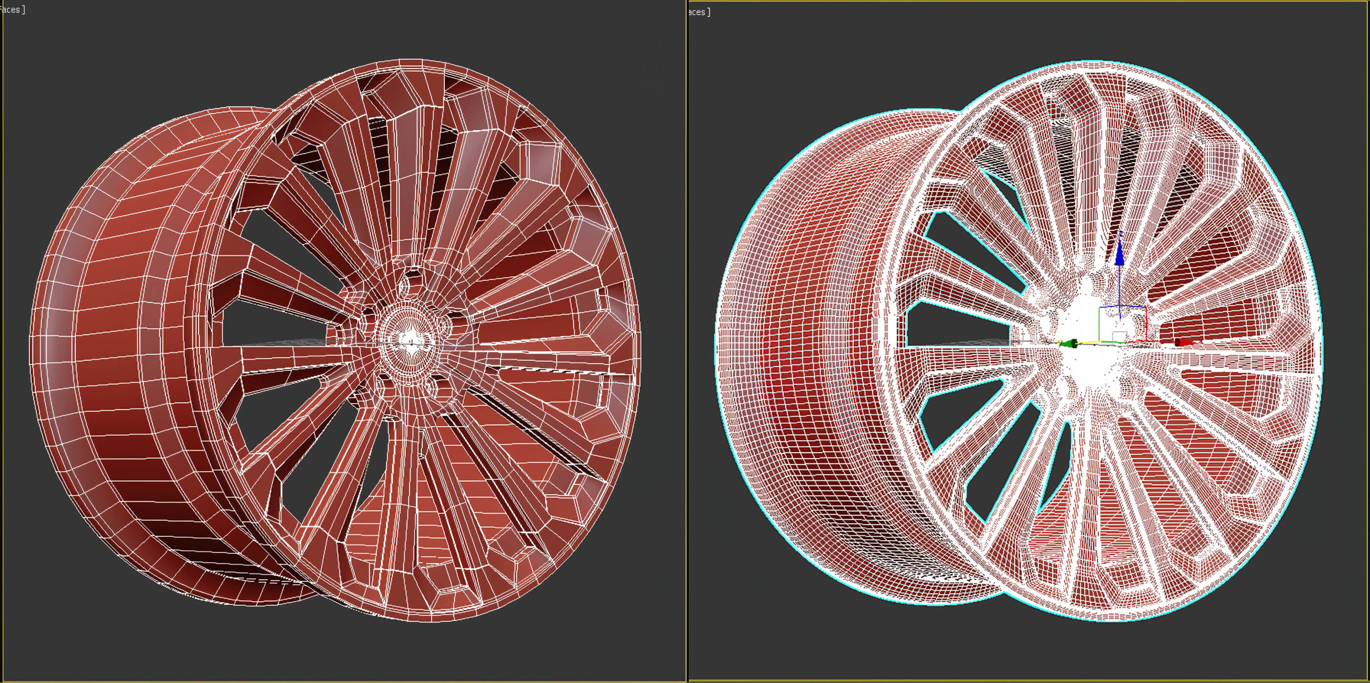 E-Tron GT Rim Printable 3D Model by bayazoff