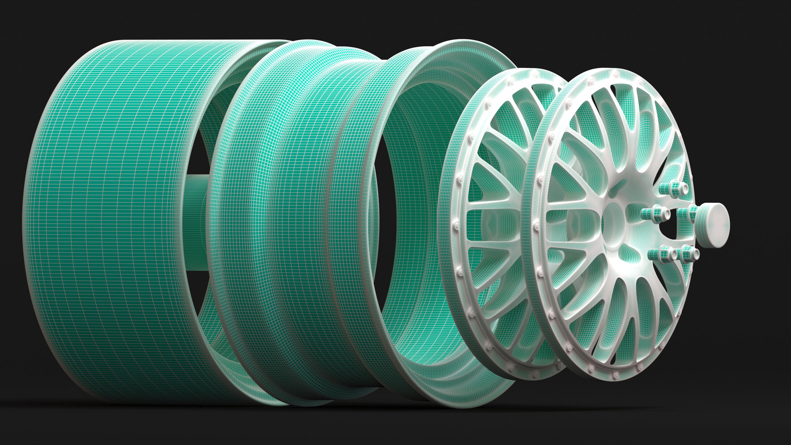 BBS E88 Wheels - 3D Print Model by bayazoff