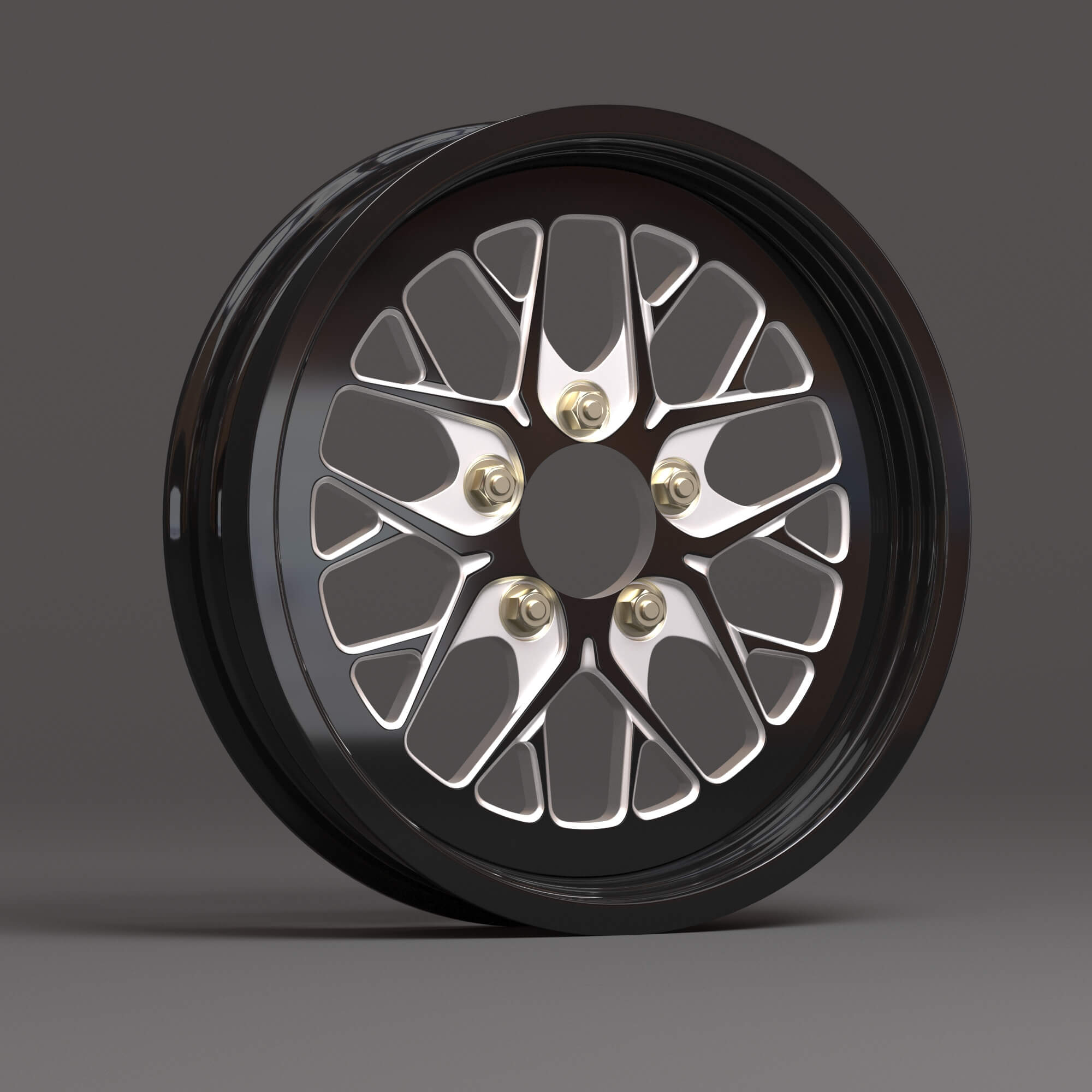 Billet Specialties Comp 8 Four Variants - 3D Model by bayazoff