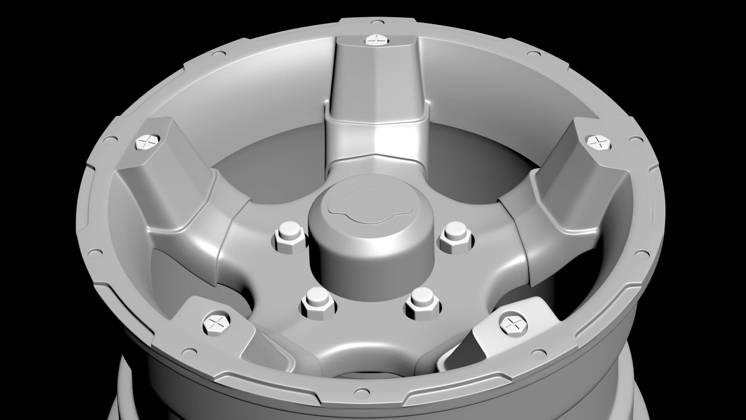 Black Rock 900S Viper Rim - 3D Model by bayazoff
