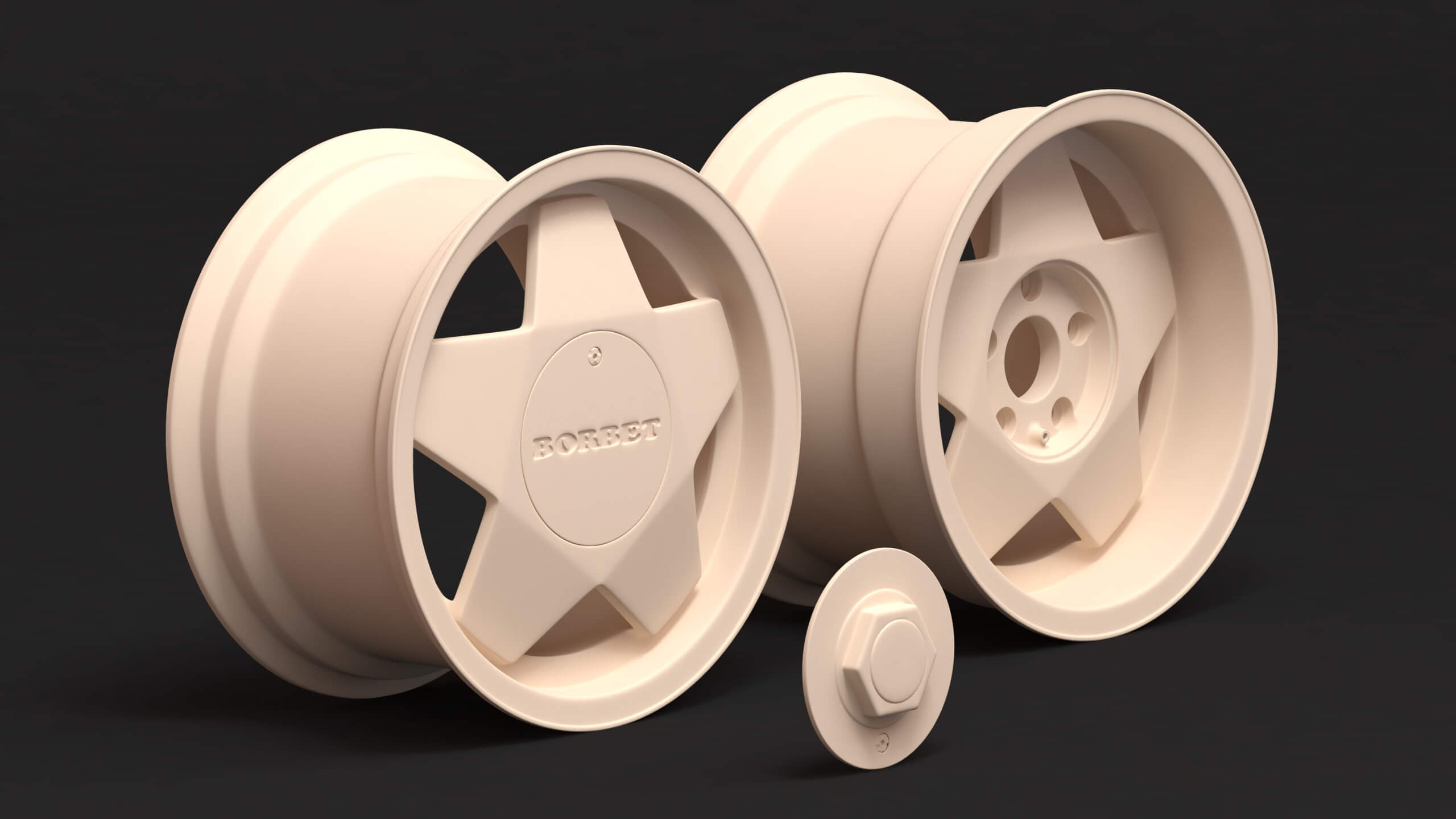 Borbet a Rim 3 Versions - 3D Model by bayazoff