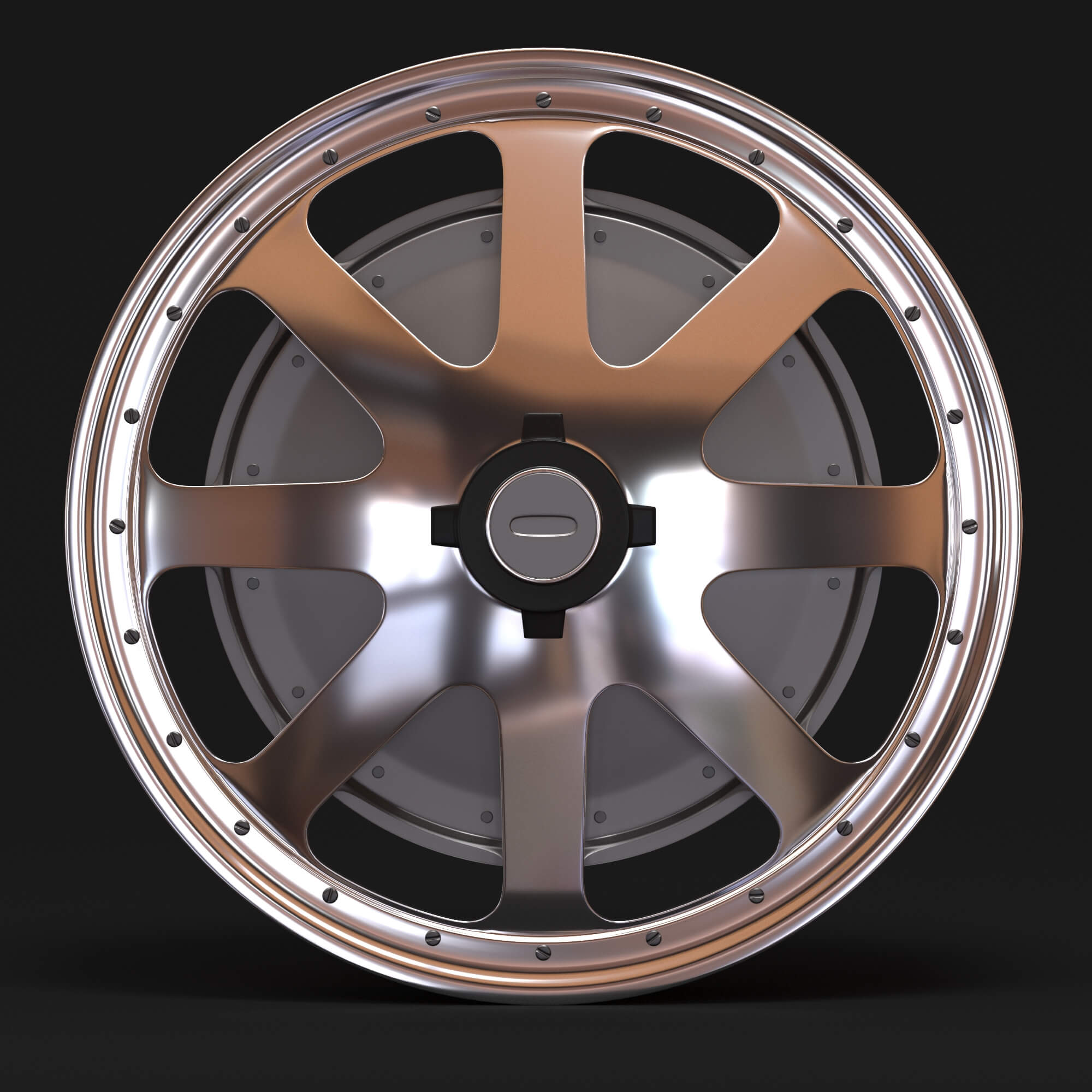 Bugatti Type 35 Rim - 3D Print Model by bayazoff