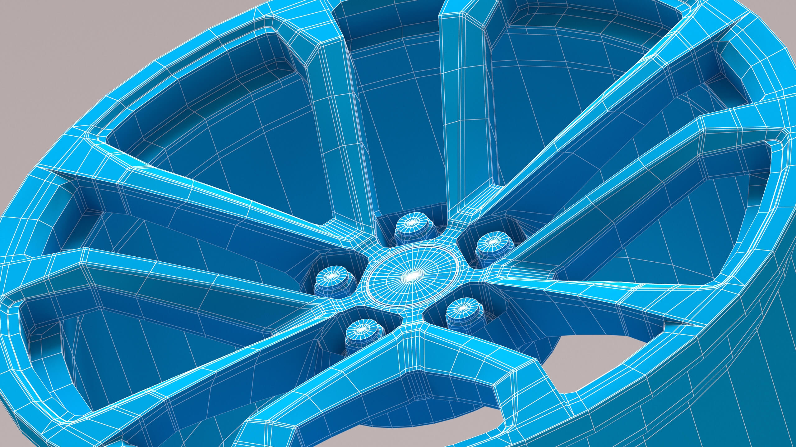 Camaro ZL1 15 Rim - 3D Print Model by bayazoff