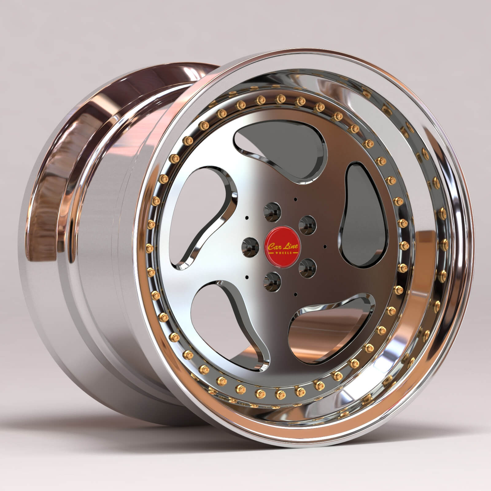 Car Line CM6 Printable Rim - 3D Model by bayazoff