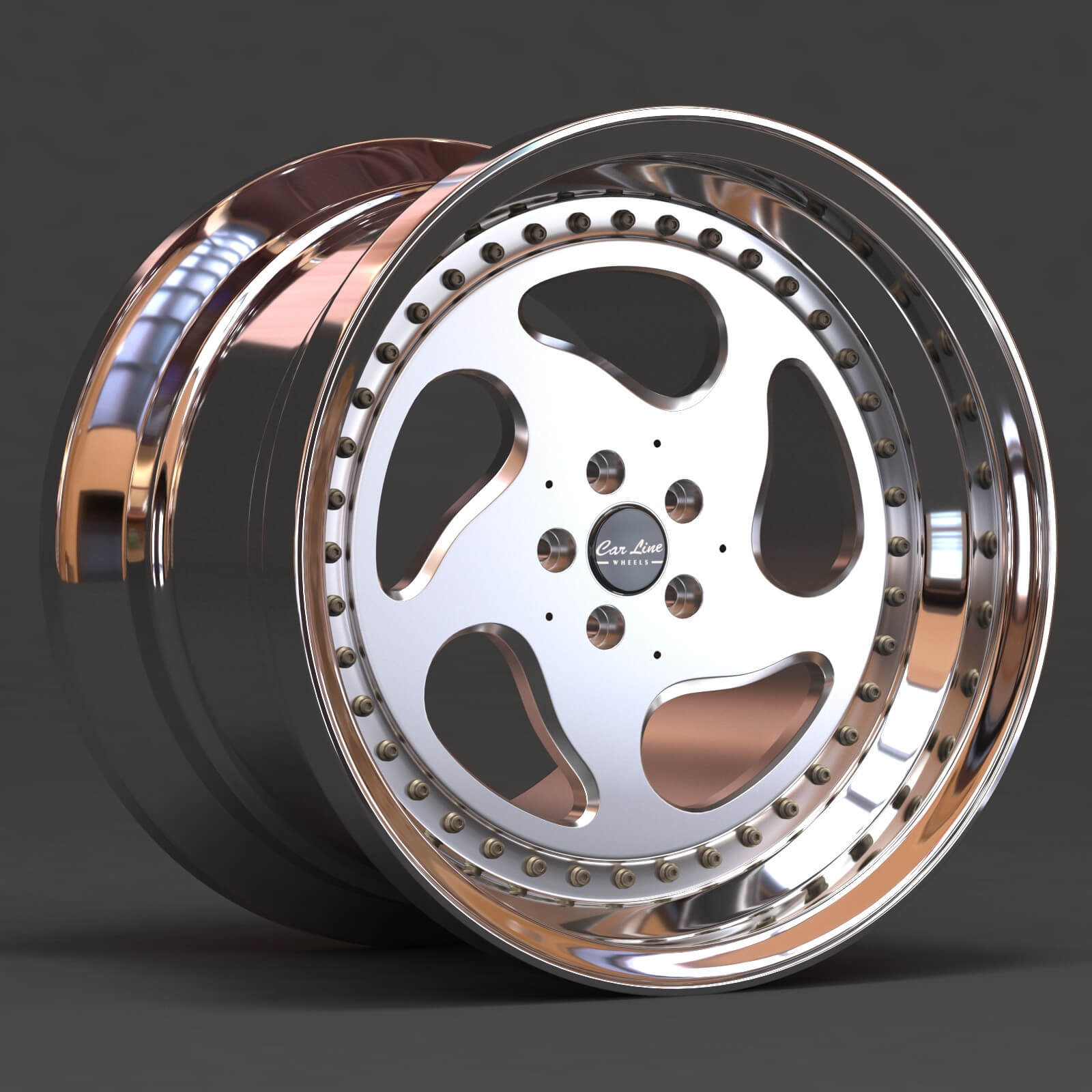 Car Line CM6 Printable Rim - 3D Model by bayazoff