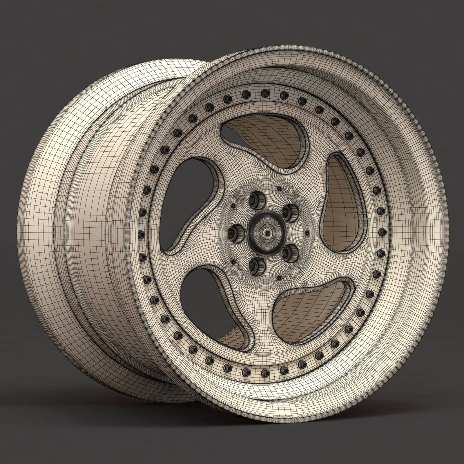 Car Line CM6 Printable Rim - 3D Model by bayazoff