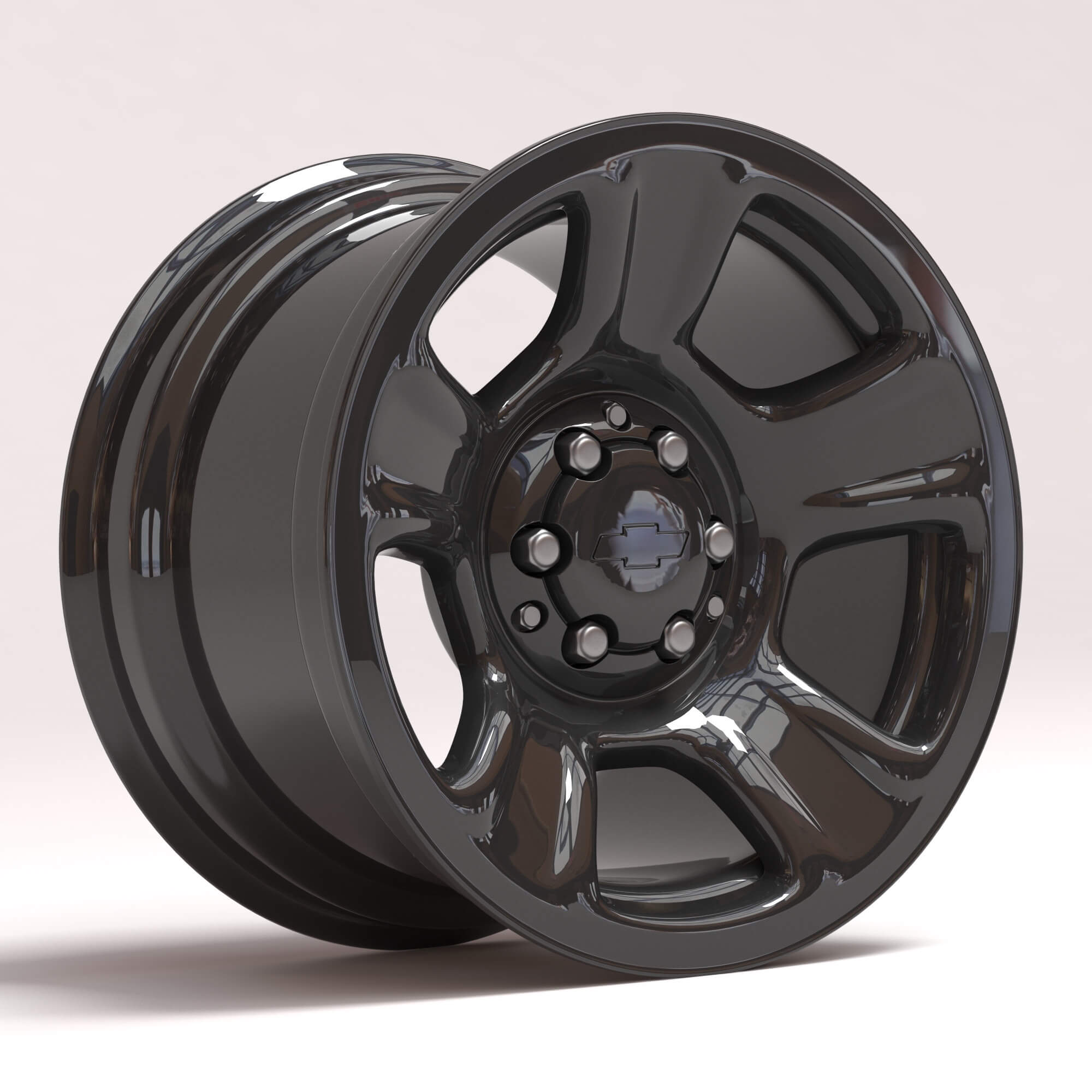 Chevy Tahoe 2021 Police Rim Printable - 3D Model by bayazoff