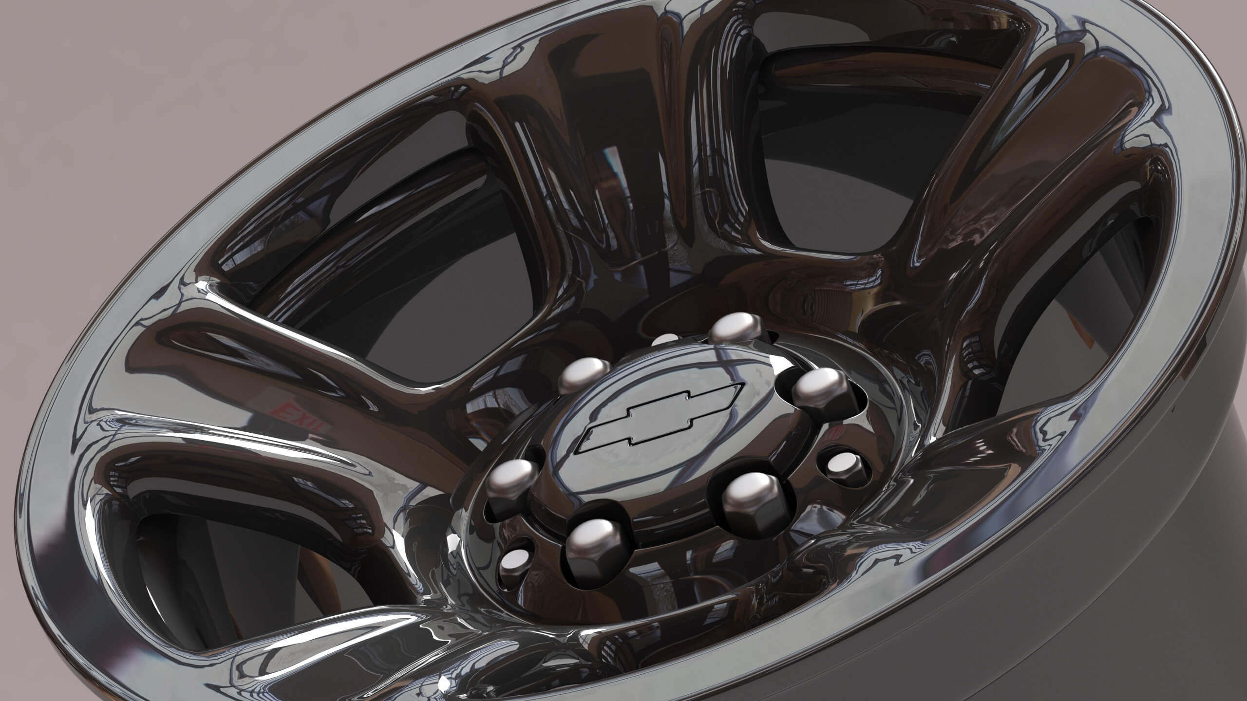 Chevy Tahoe 2021 Police Rim Printable - 3D Model by bayazoff