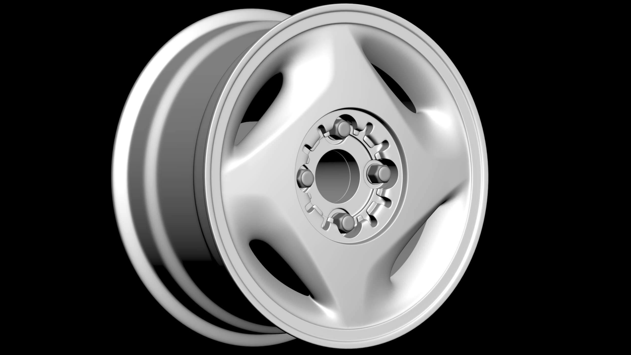 Citroen ZX Wheels - 3D Print Model by bayazoff