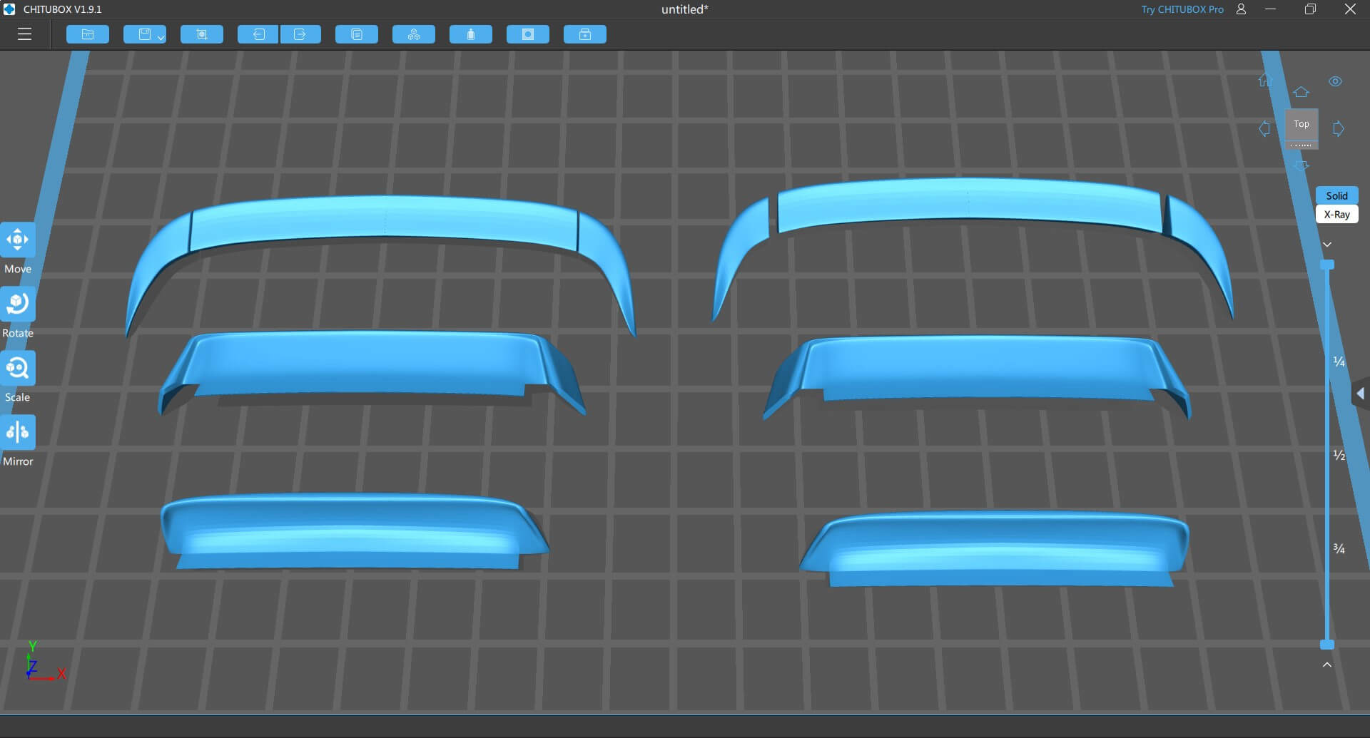 Civic EG6 Rear Spoilers Kit - 3D Model by bayazoff