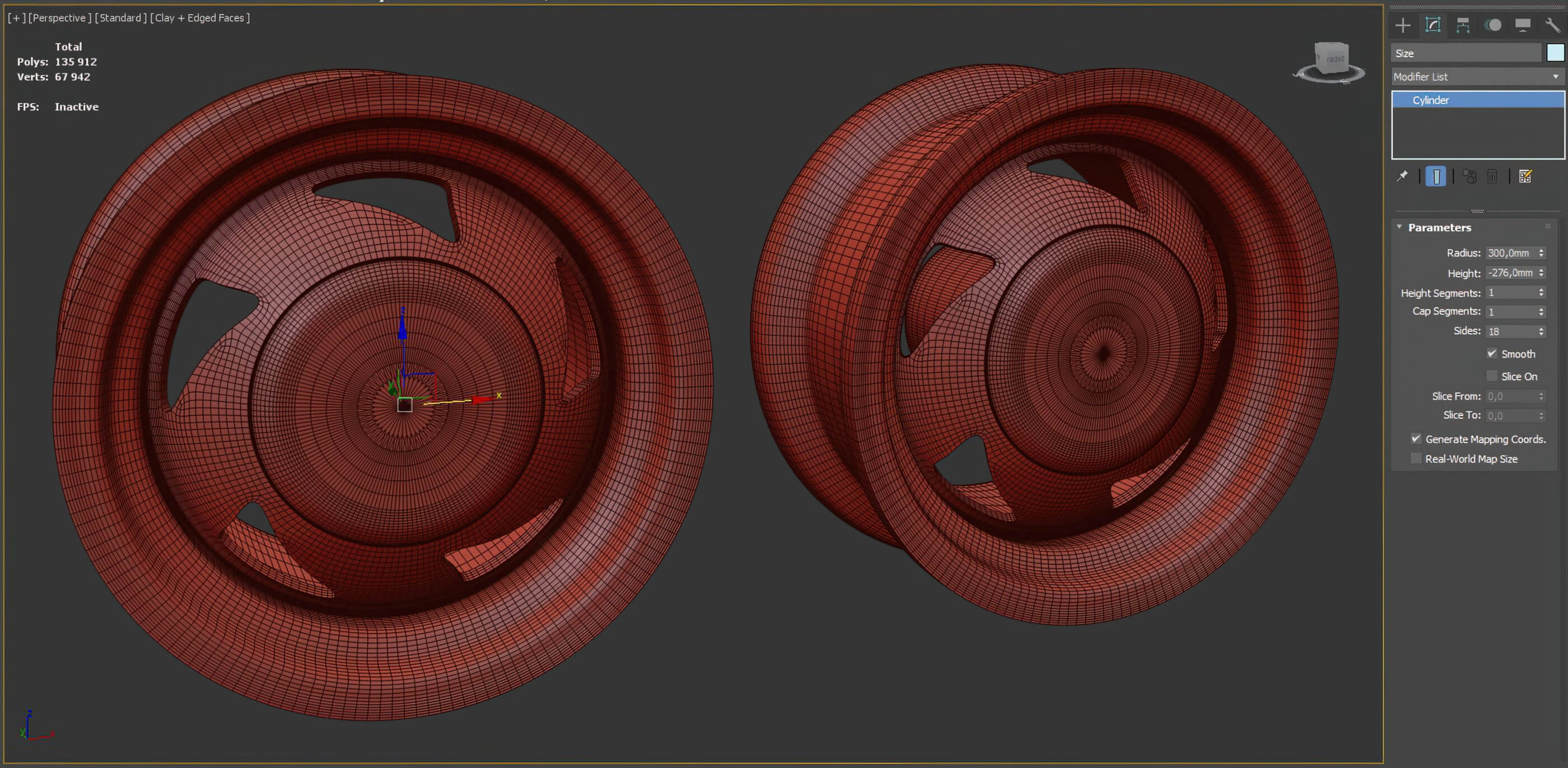 Classic American Racing Rim - 3D Model by bayazoff