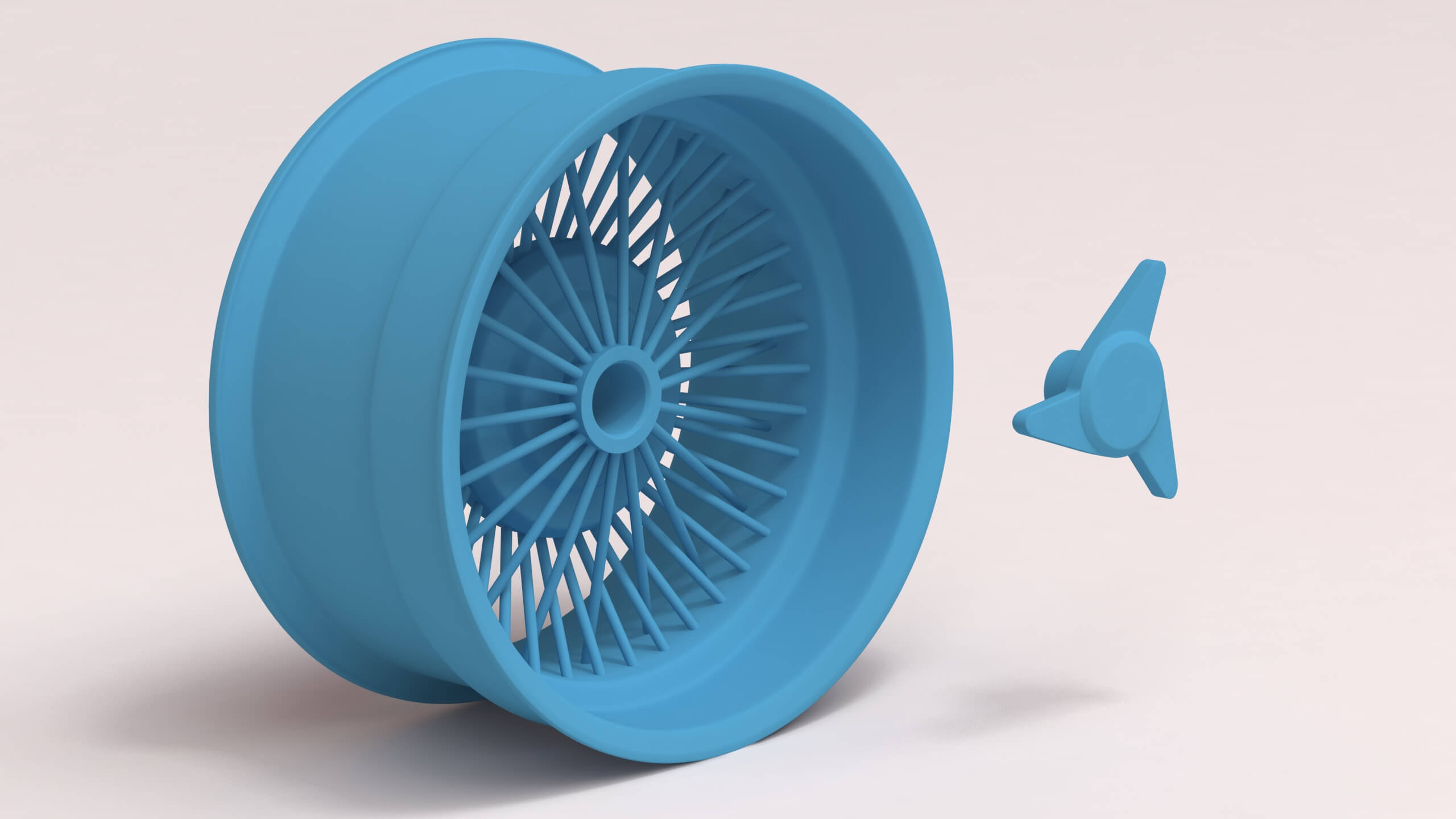 Classic Spoked Rim Printable - 3D Model by bayazoff